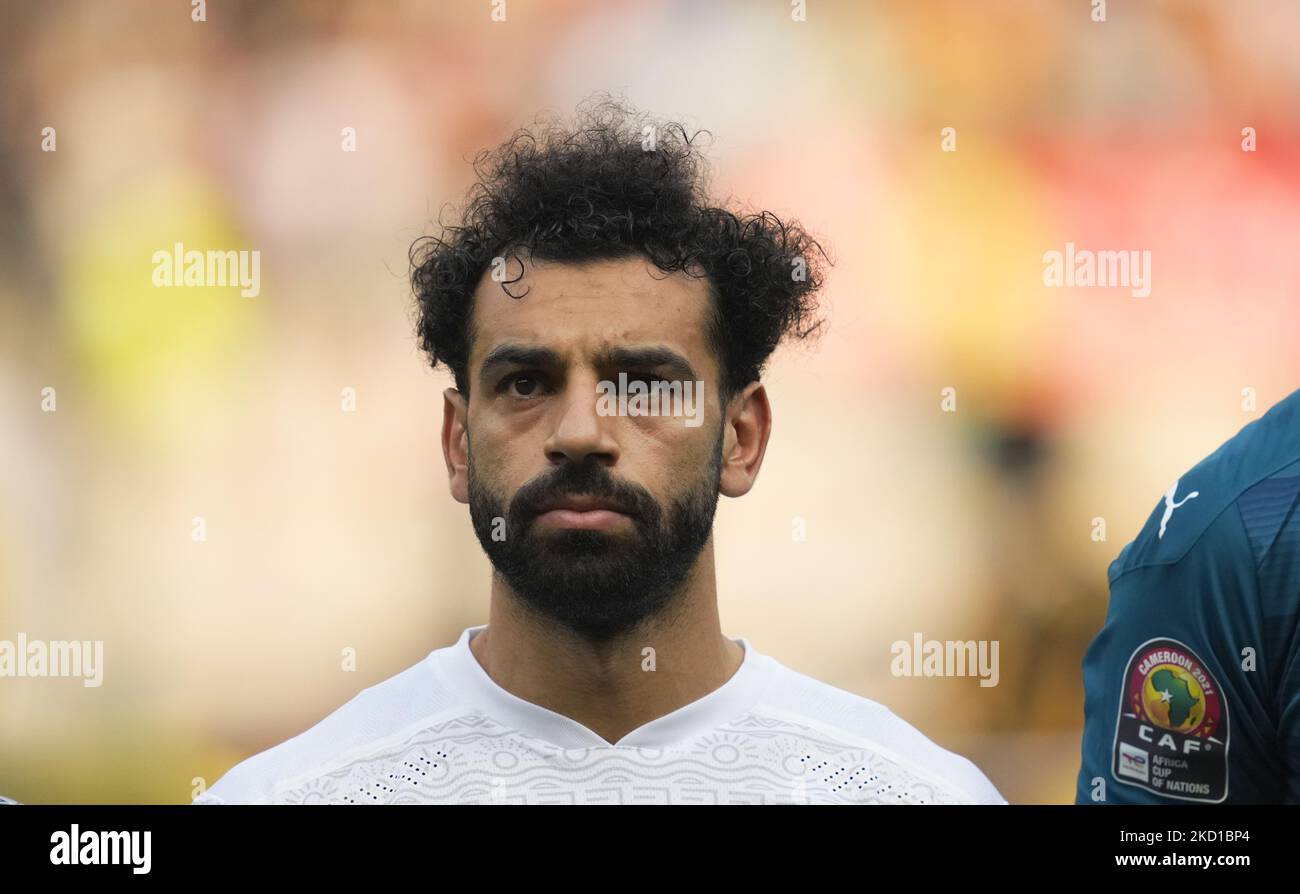 Mohamed Salah (captain) of Egypt during Egypt versus Ivory Coast ...