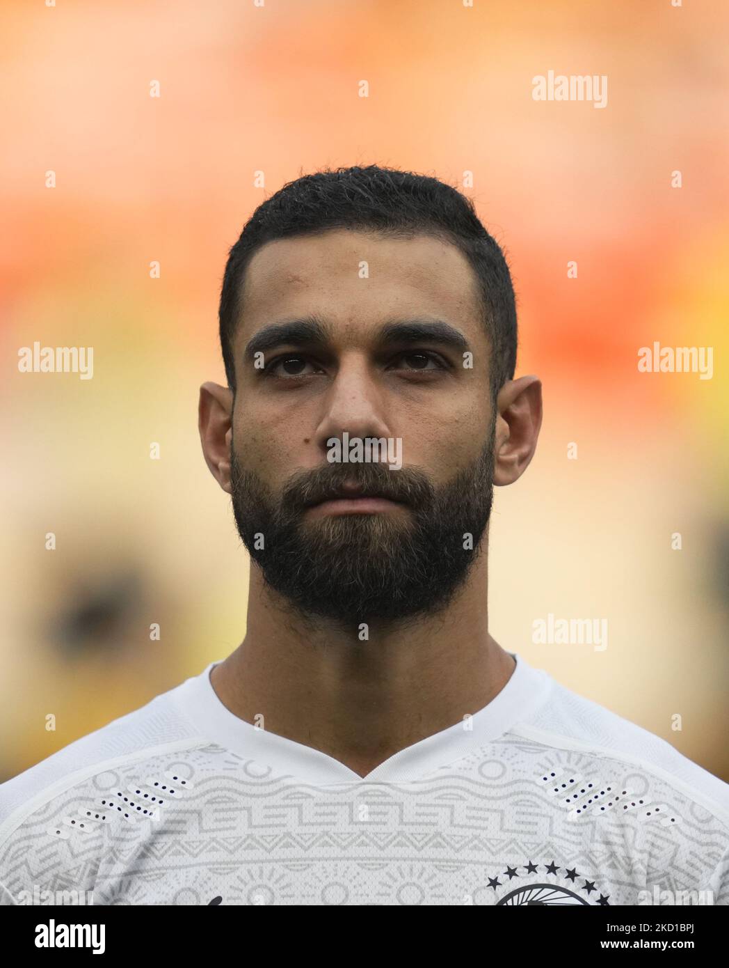 Amr El Solia of Egypt during Egypt versus Ivory Coast, African Cup of Nations, at Ahmadou Ahidjo ...