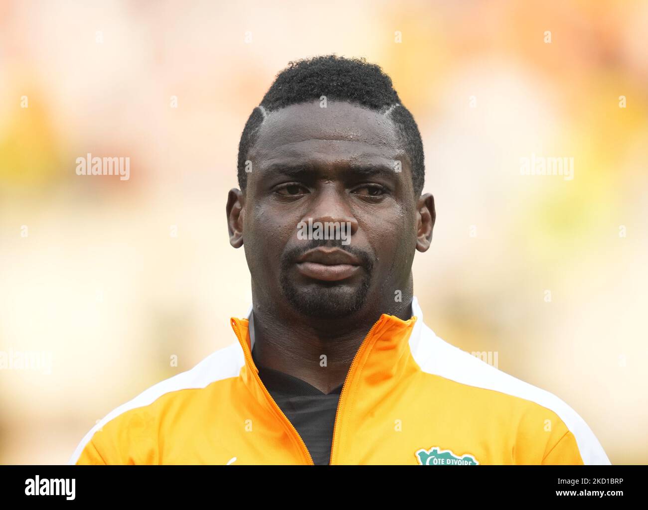 Badra Ali Sangaré of Ivory Coast during Egypt versus Ivory Coast ...