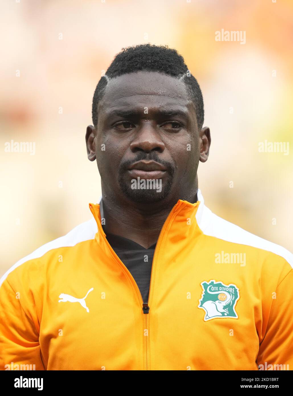 Badra Ali Sangaré of Ivory Coast during Egypt versus Ivory Coast ...