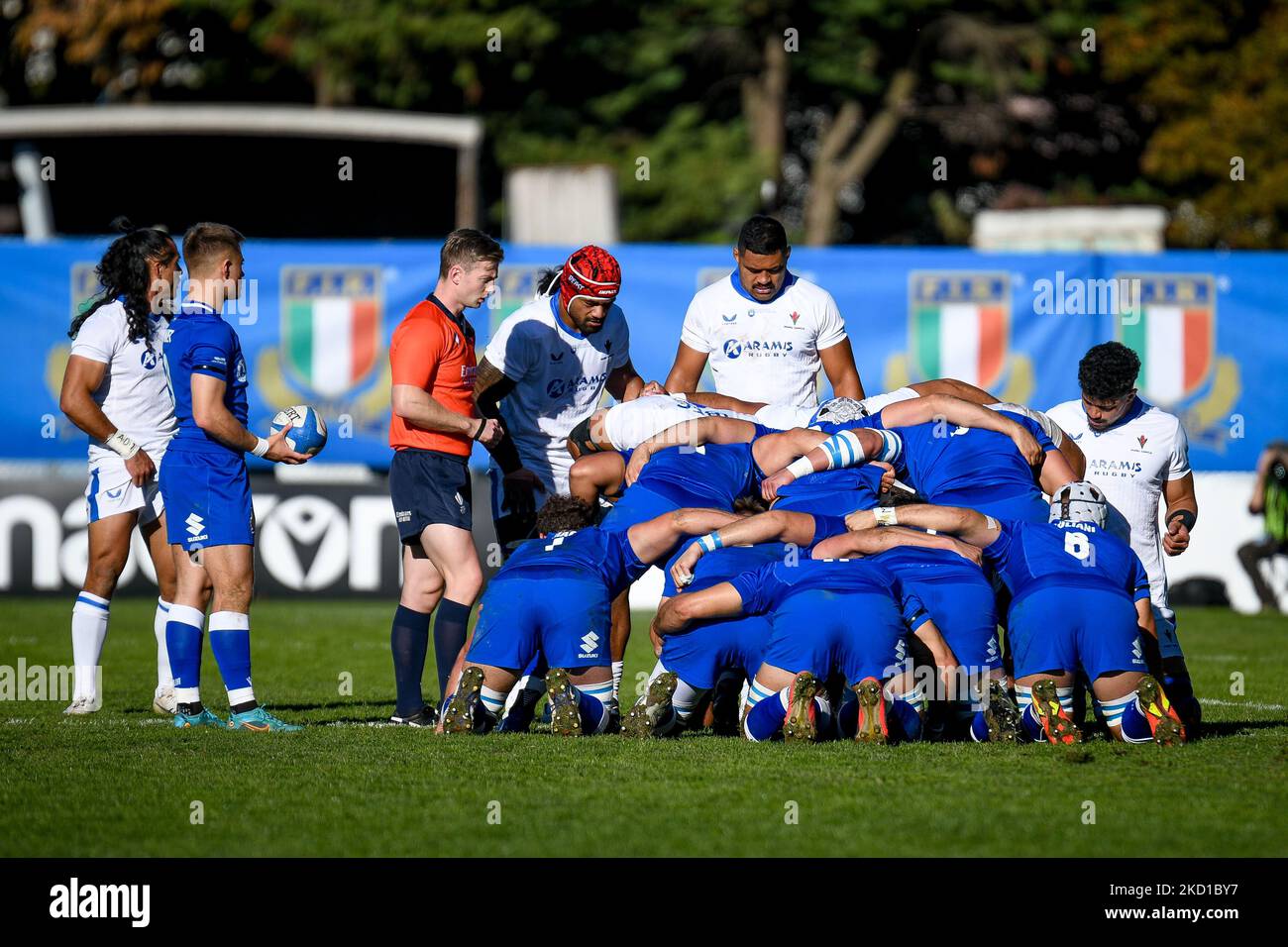 Plebiscito stadium, Padua, Italy, November 05, 2022, Scrum for Italy ...