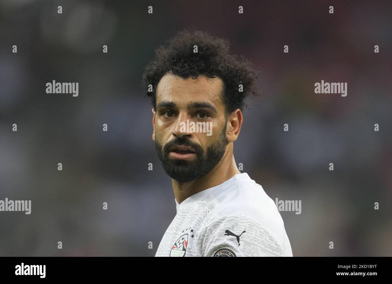 Mohamed Salah (captain) of Egypt during Egypt versus Ivory Coast ...