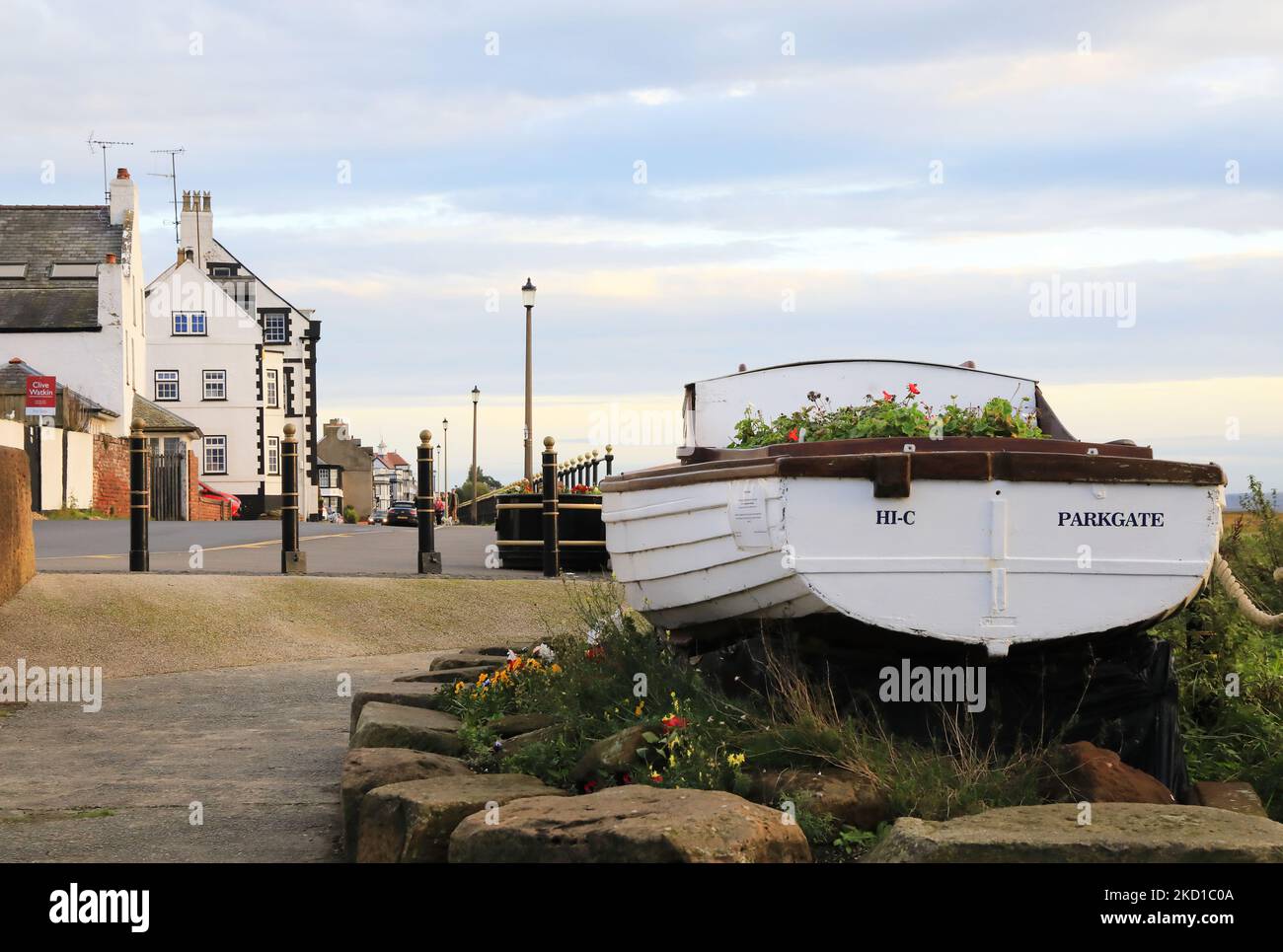 Rowing boat on the old causeway in Parkgate from when the village was a ...