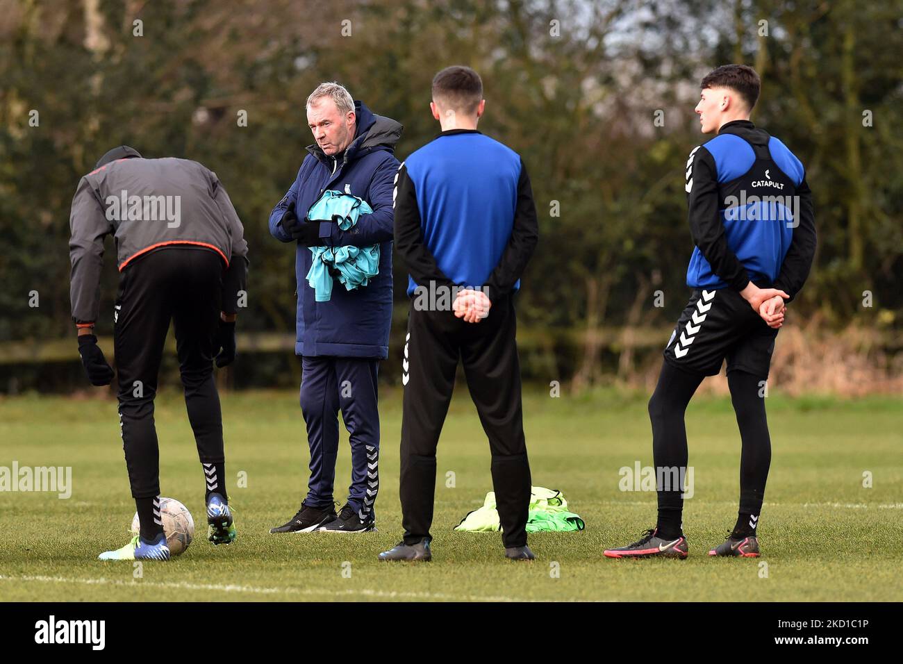 John Sheridan (Head Coach) of Oldham Athletic during training at Chapel ...