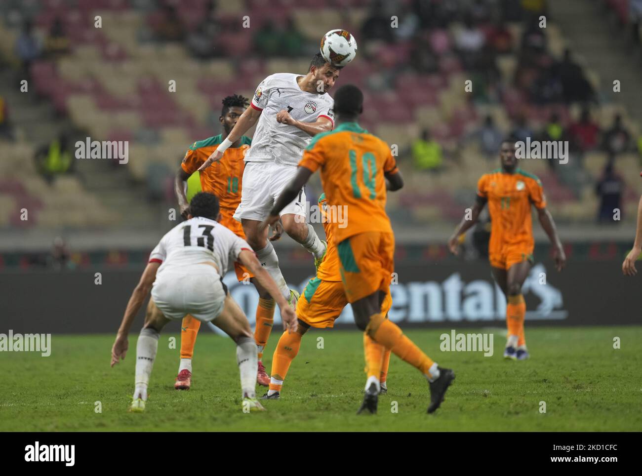 Trézéguet of Egypt during Egypt versus Ivory Coast, African Cup of ...
