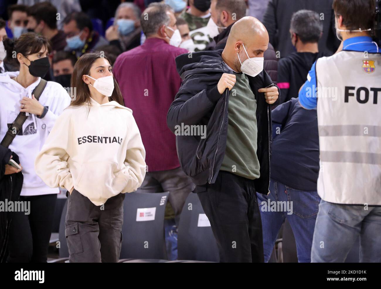Pep guardiola and wife cristina hi-res stock photography and images - Alamy