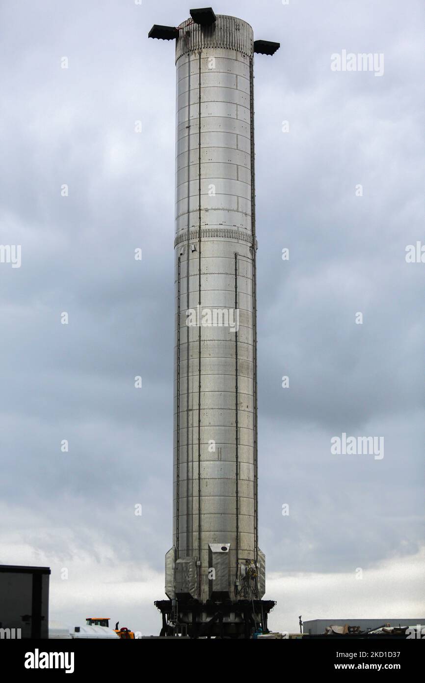 Super Heavy Booster 4, the world's most powerful rocket booster, is ...