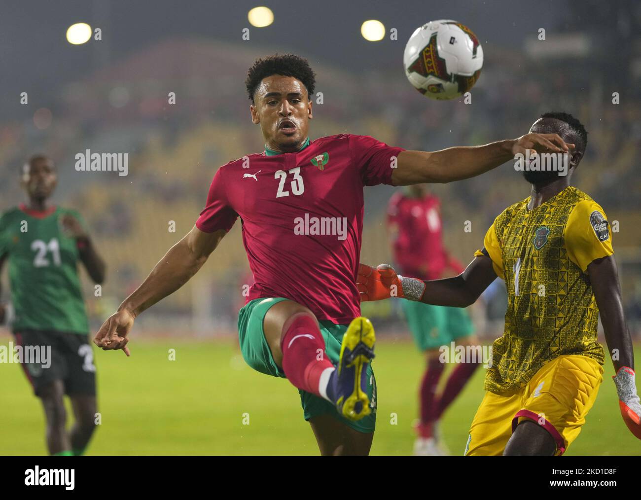 Ryan Mmaee of Morocco during Morocco against Malawi, African Cup of ...