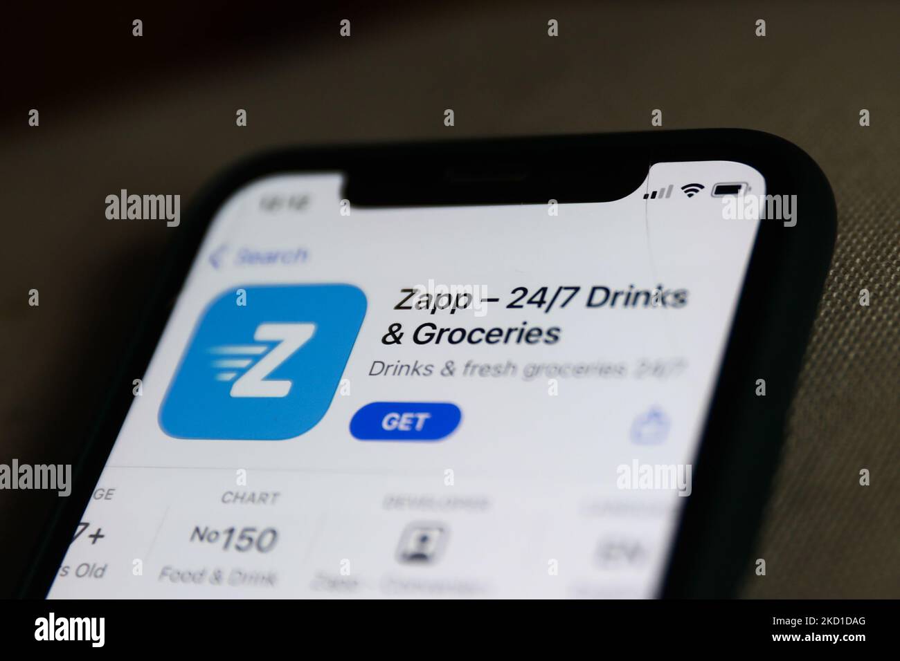 Zapp online delivery company hi-res stock photography and images - Alamy