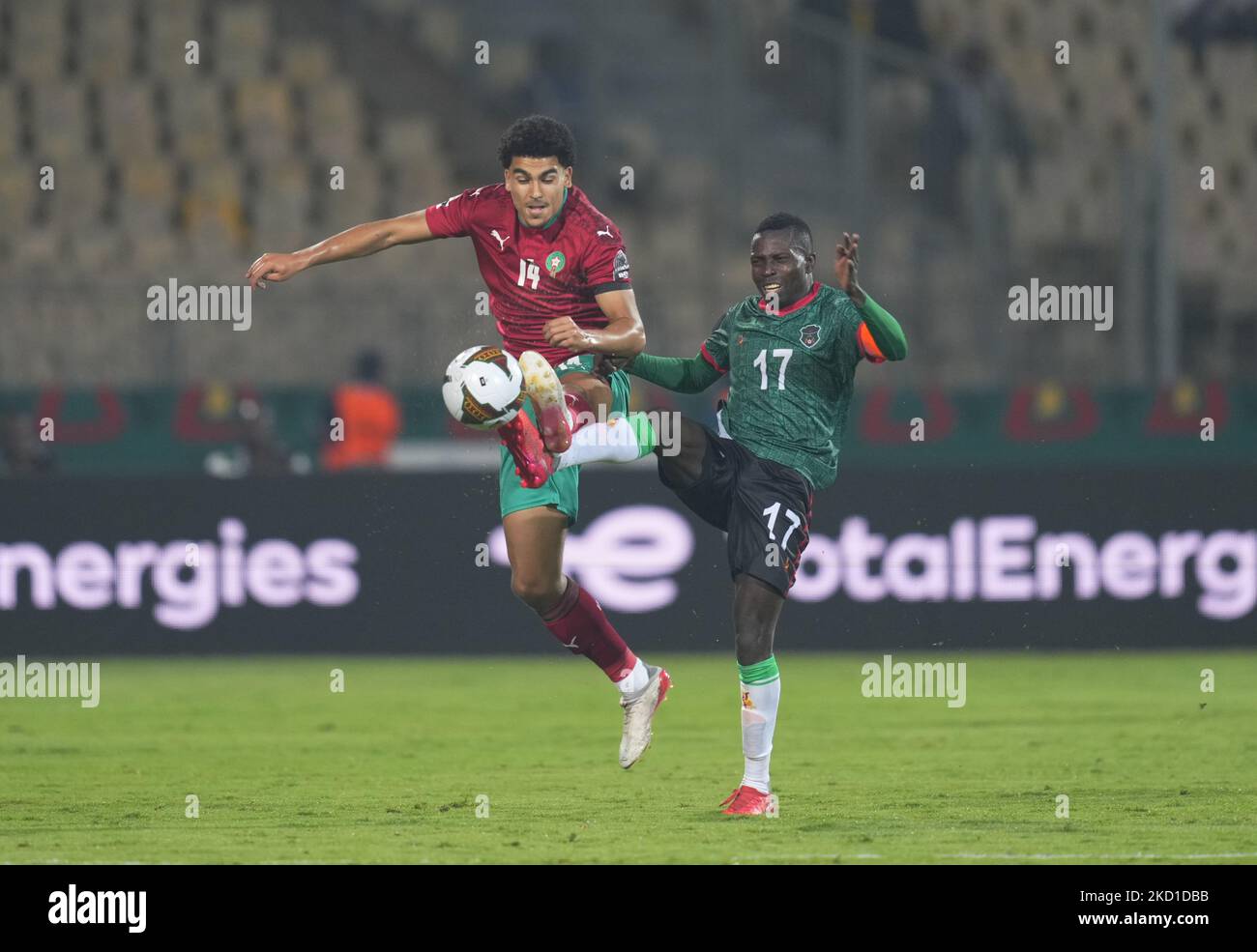 Zakaria Aboukhlal of Morocco and JOhn Banda of Malawi during Morocco ...