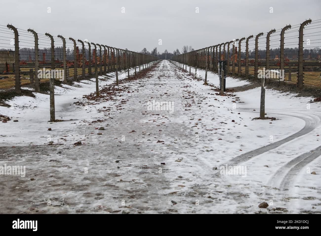 Former nazi german auschwitz ii birkenau concentration hi-res stock ...
