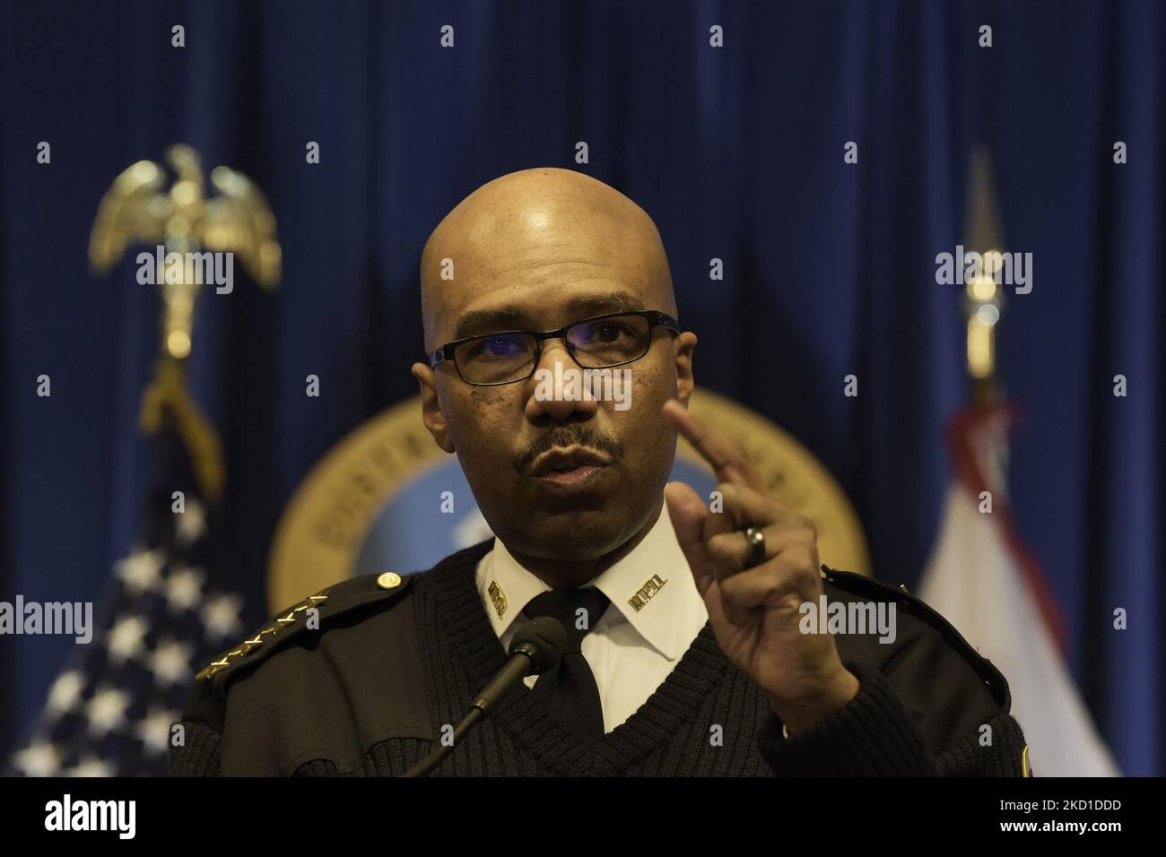 DC Metropolitan Police Department Chief Robert Contee speaks about of ...