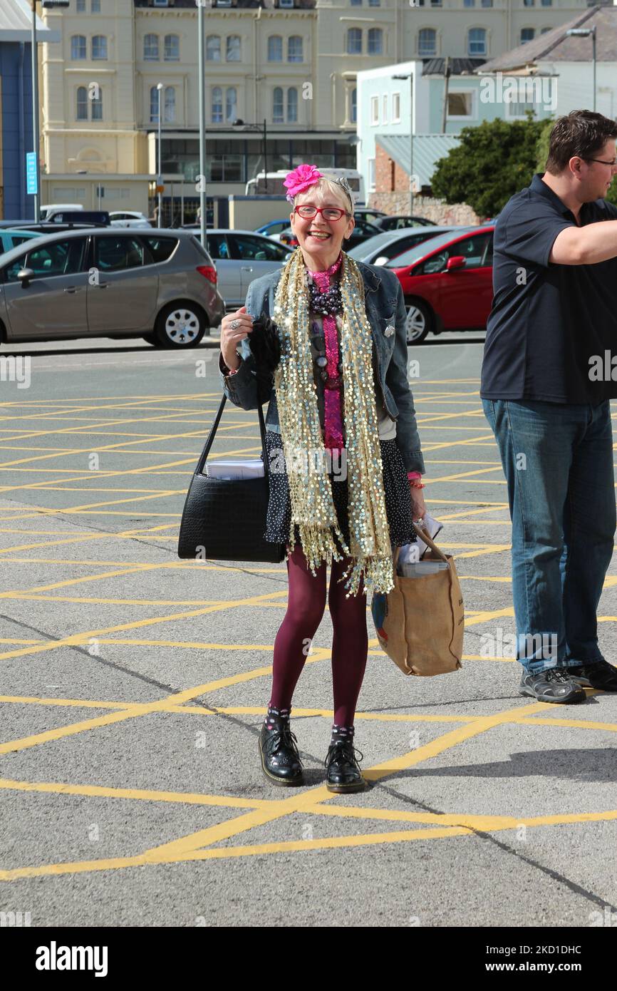 Su Pollard in Llandudno Wales Stock Photo - Alamy