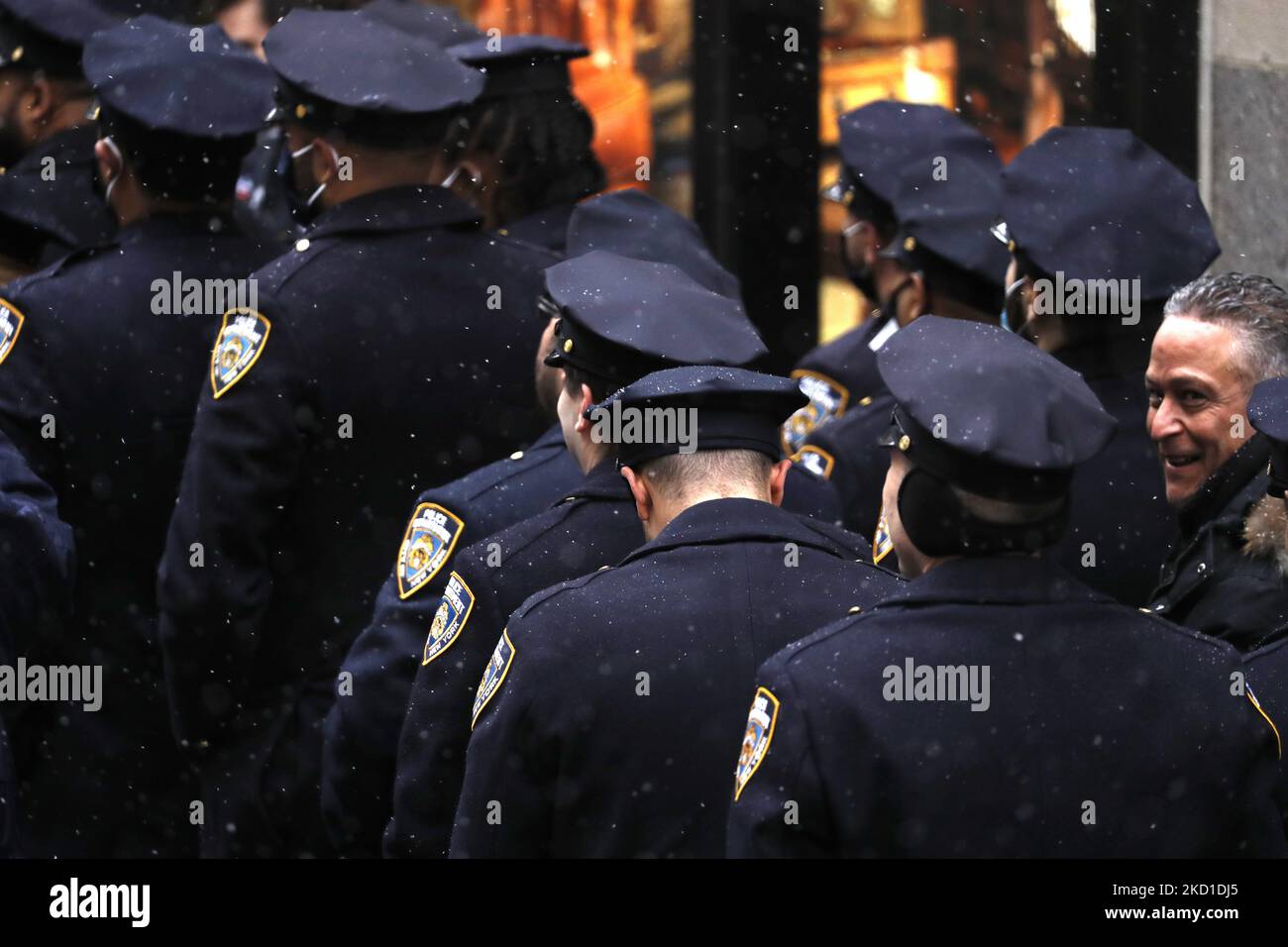 Slain nypd officer jason rivera hi-res stock photography and images - Alamy
