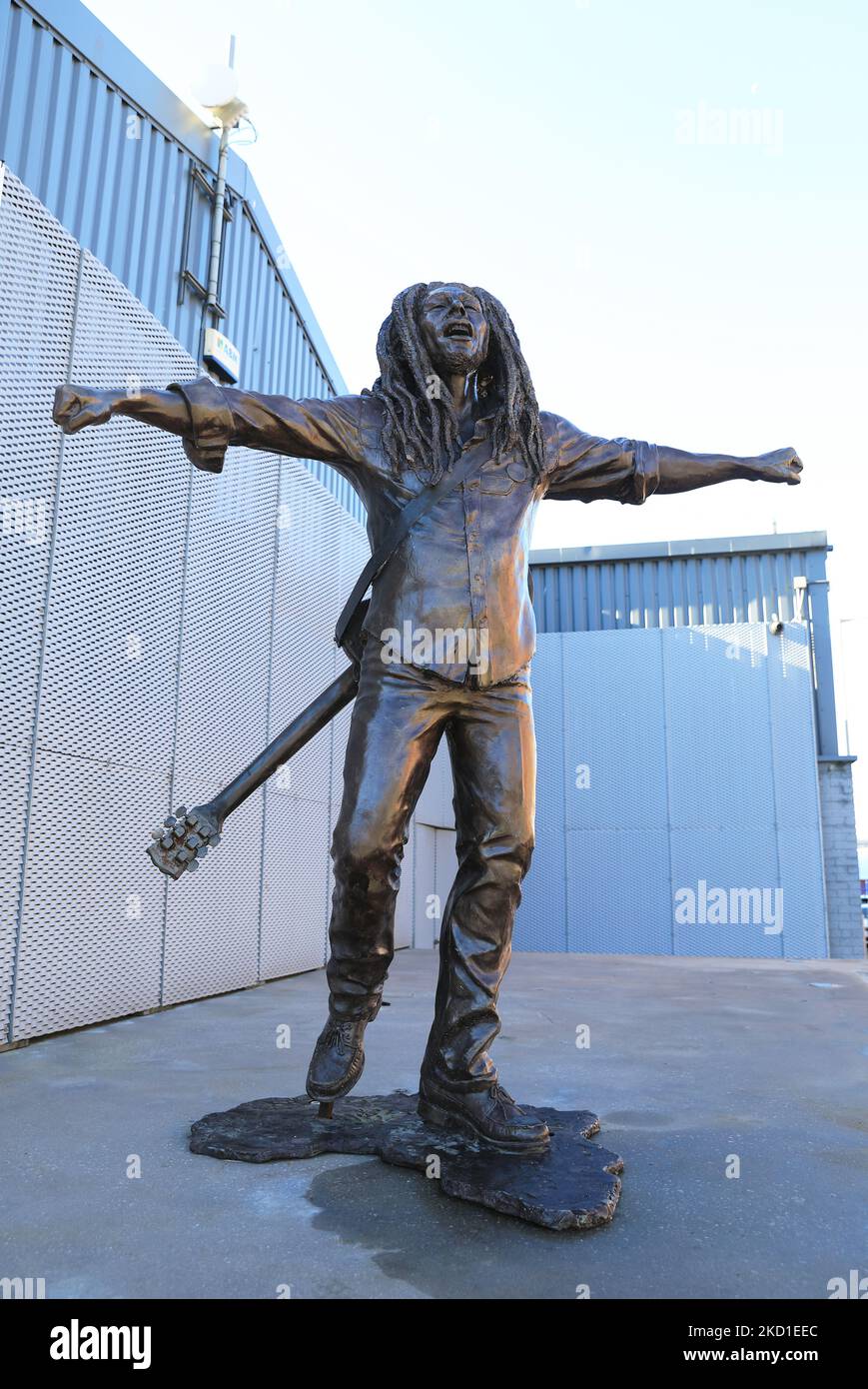 Statue of Bob Marley in the Baltic Triangle, an independent, edgy ...