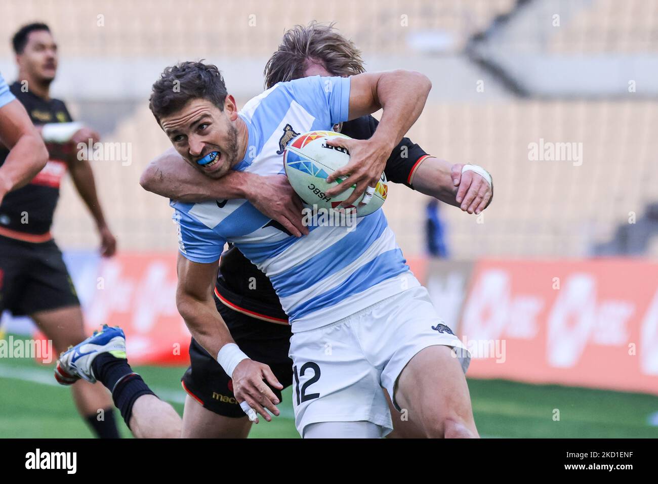 Franco Sabato of Argentina in action during the Men's HSBC World Rugby ...