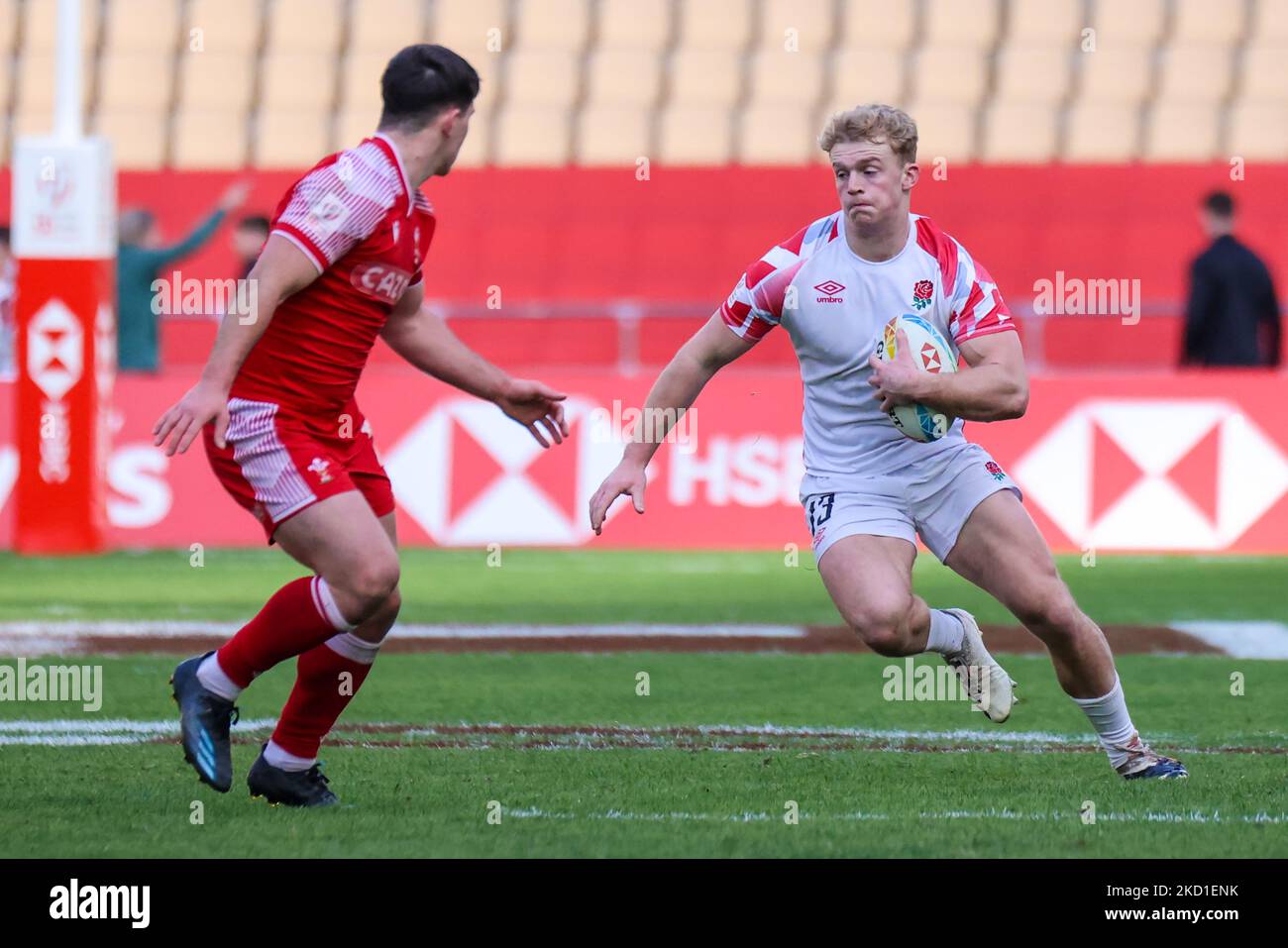 Jamie Adamson of England in action during the Men's HSBC World Rugby ...