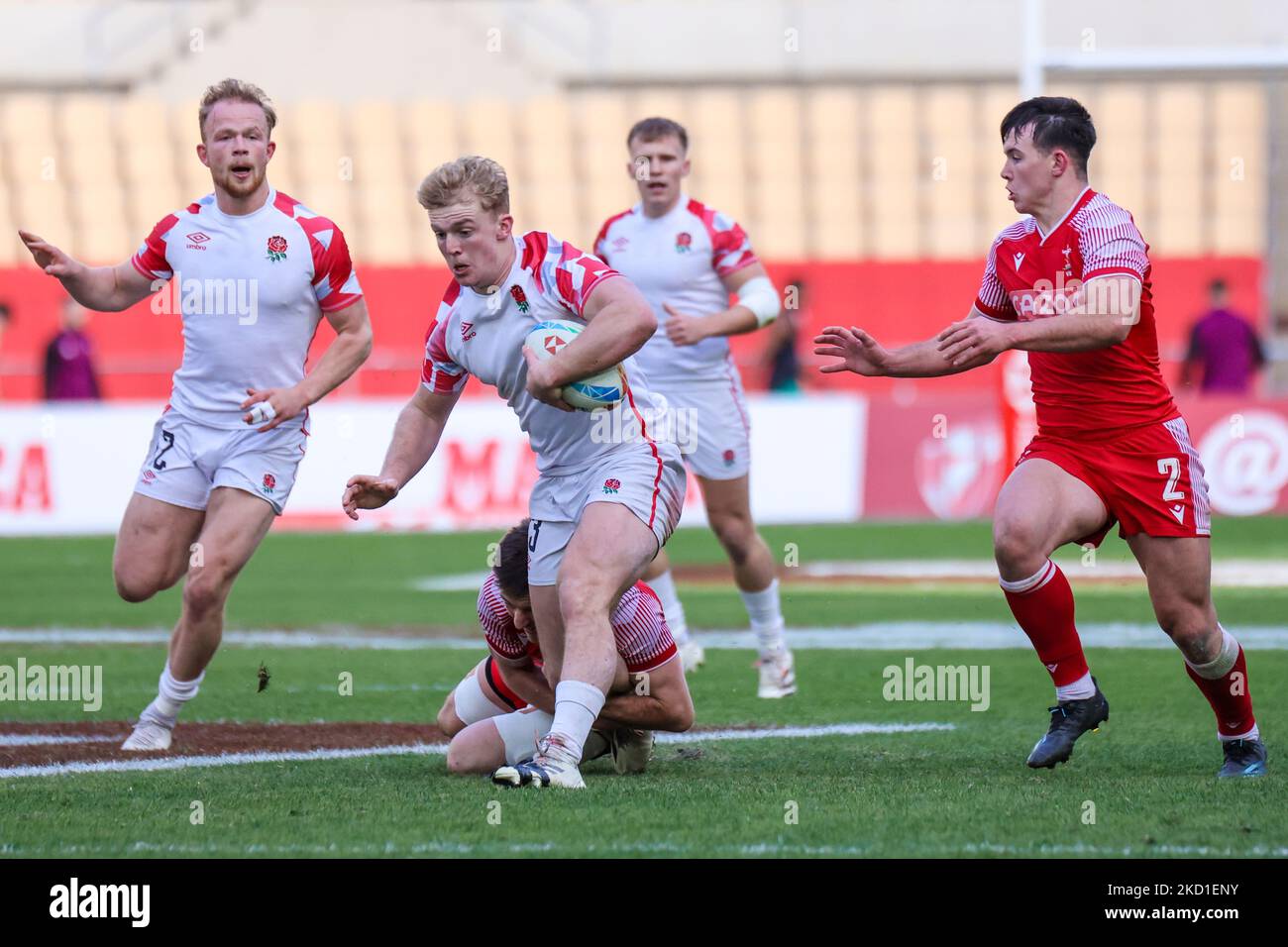 Jamie Adamson of England in action during the Men's HSBC World Rugby ...