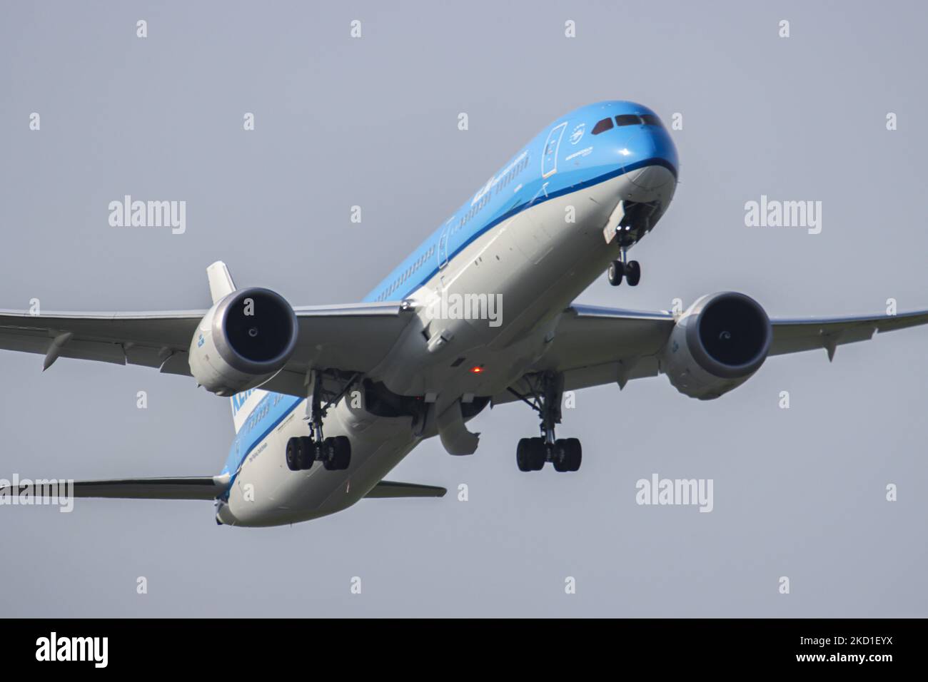 KLM Royal Dutch Airlines Boeing 787-10 Dreamliner aircraft as seen ...
