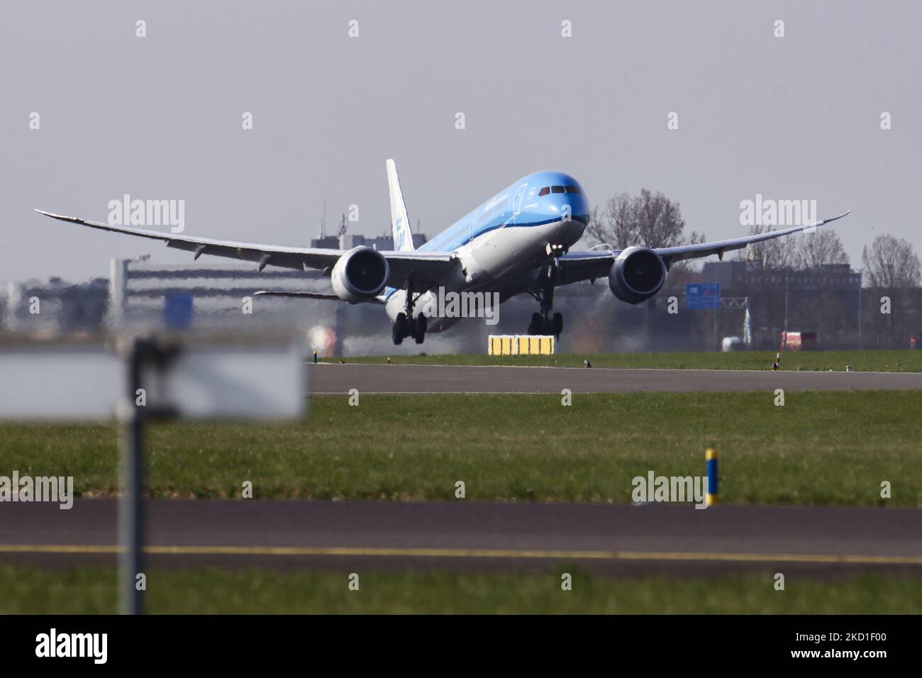 KLM Royal Dutch Airlines Boeing 787-10 Dreamliner aircraft as seen ...