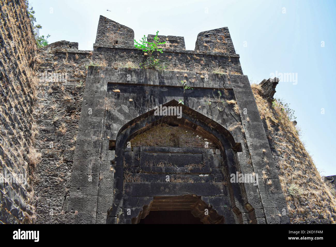 The exterior of the Panhala, Maharashtra, India Stock Photo - Alamy
