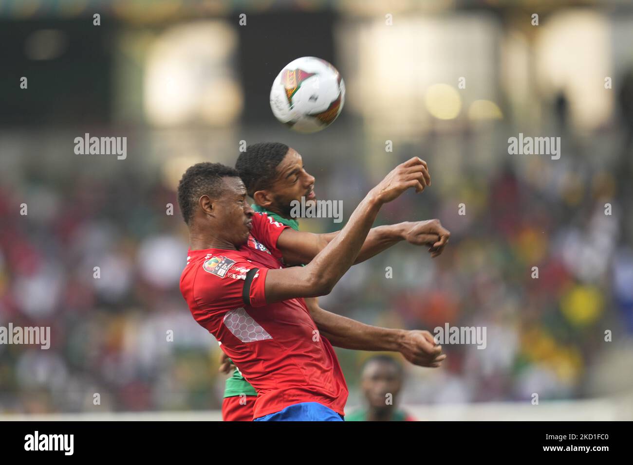 Jean-Charles Castelletto of Cameroon and Muhammed Badamosi of Gambia ...