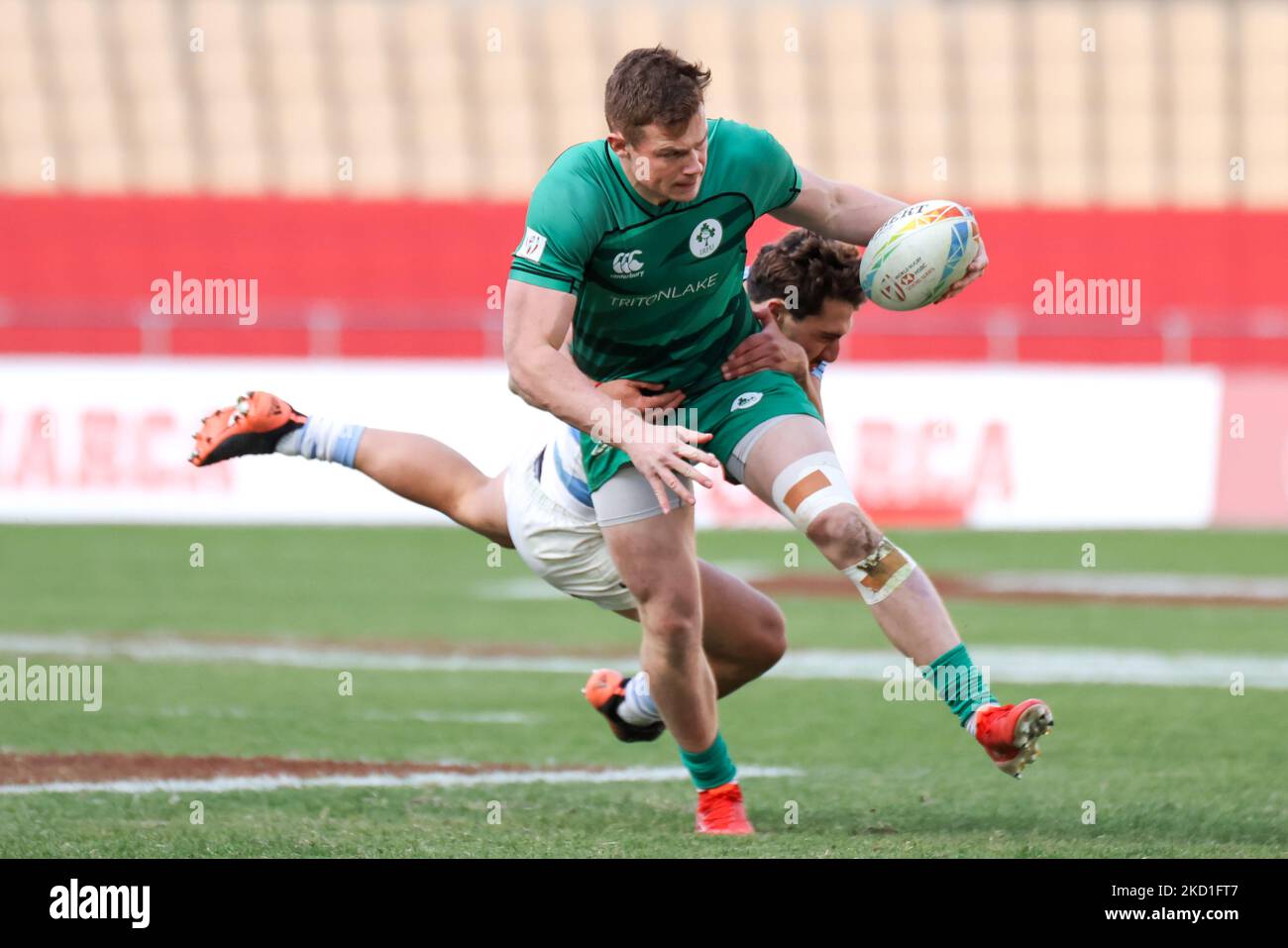 Conor Phillips of Ireland in action during the Men's HSBC World Rugby ...