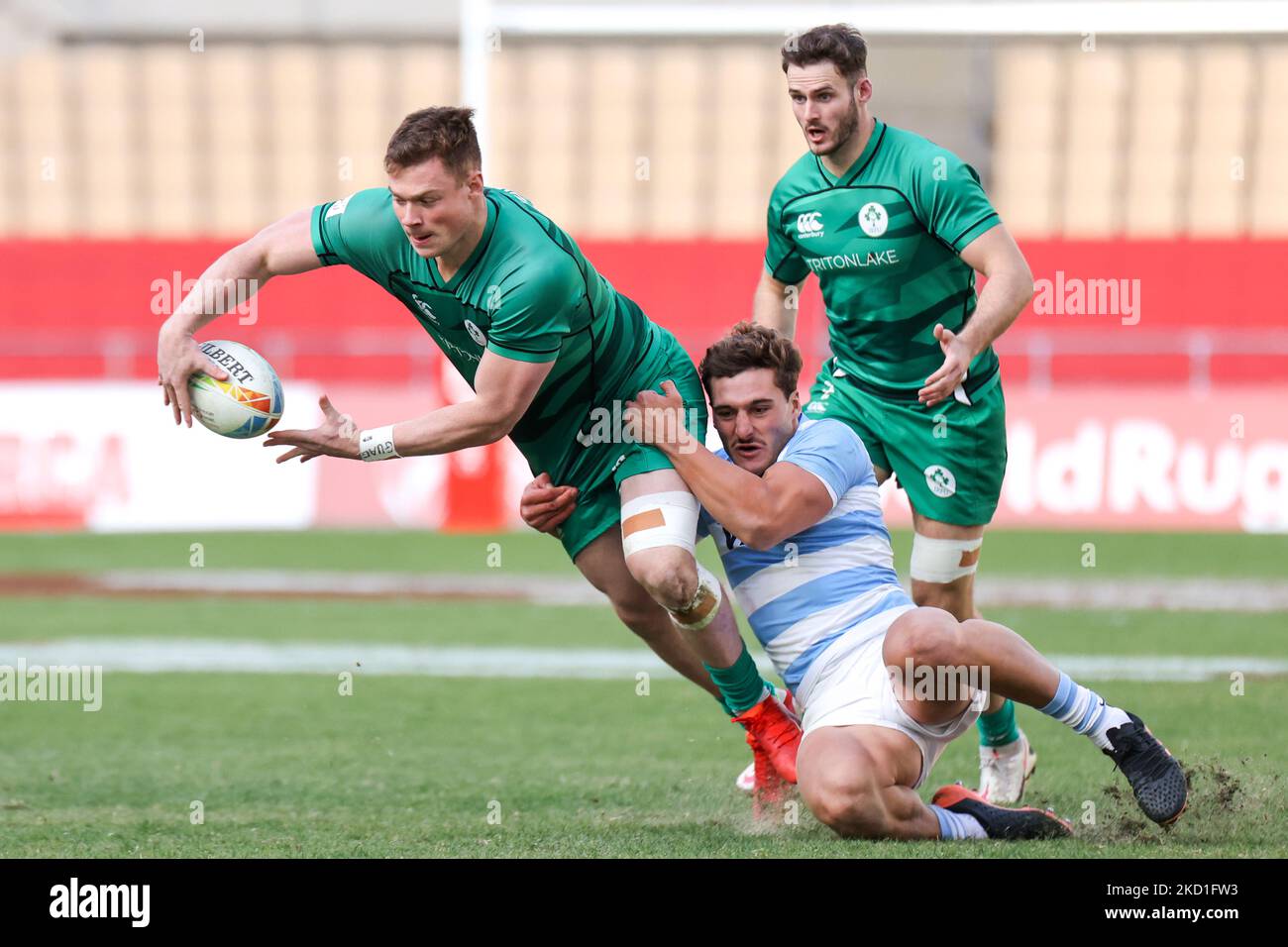 Conor Phillips of Ireland in action during the Men's HSBC World Rugby ...