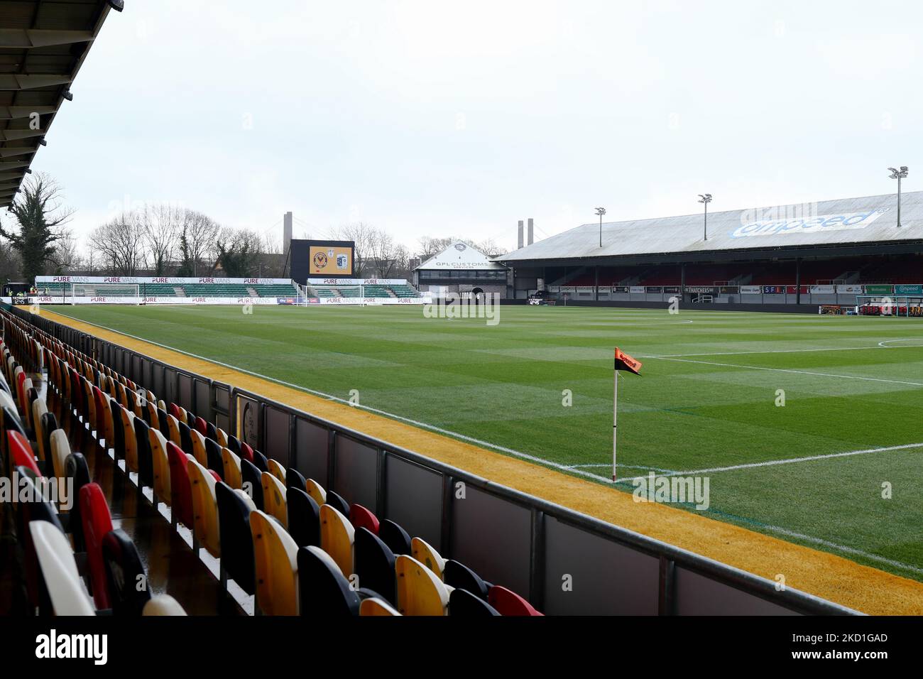 Rodney parade stadium view general hi-res stock photography and images ...
