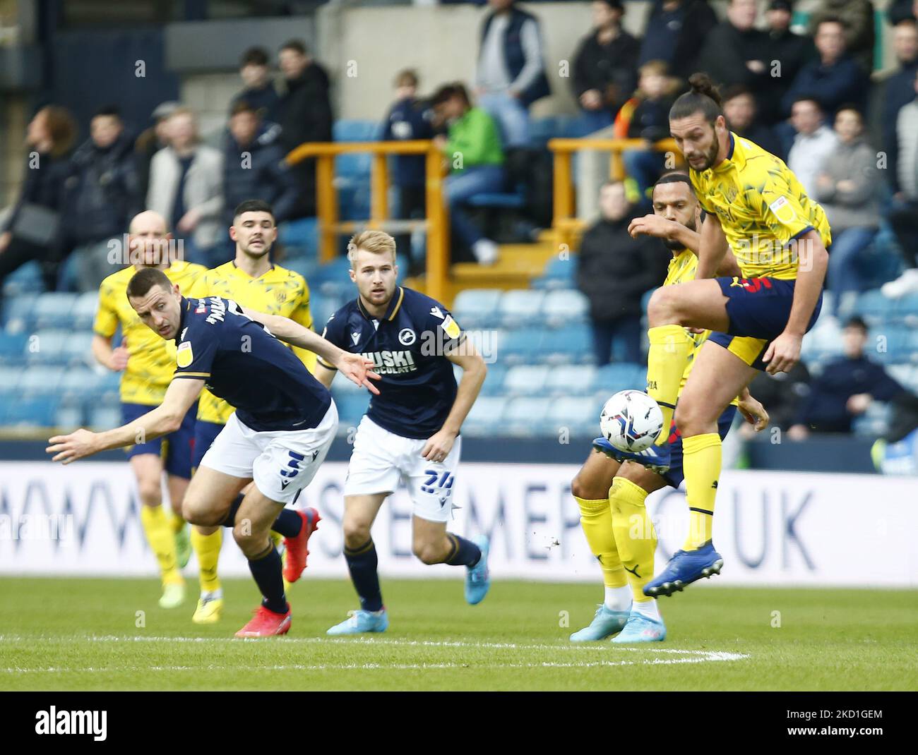 Andy Carroll of WBA during The Sky Bet Championship between Millwall ...