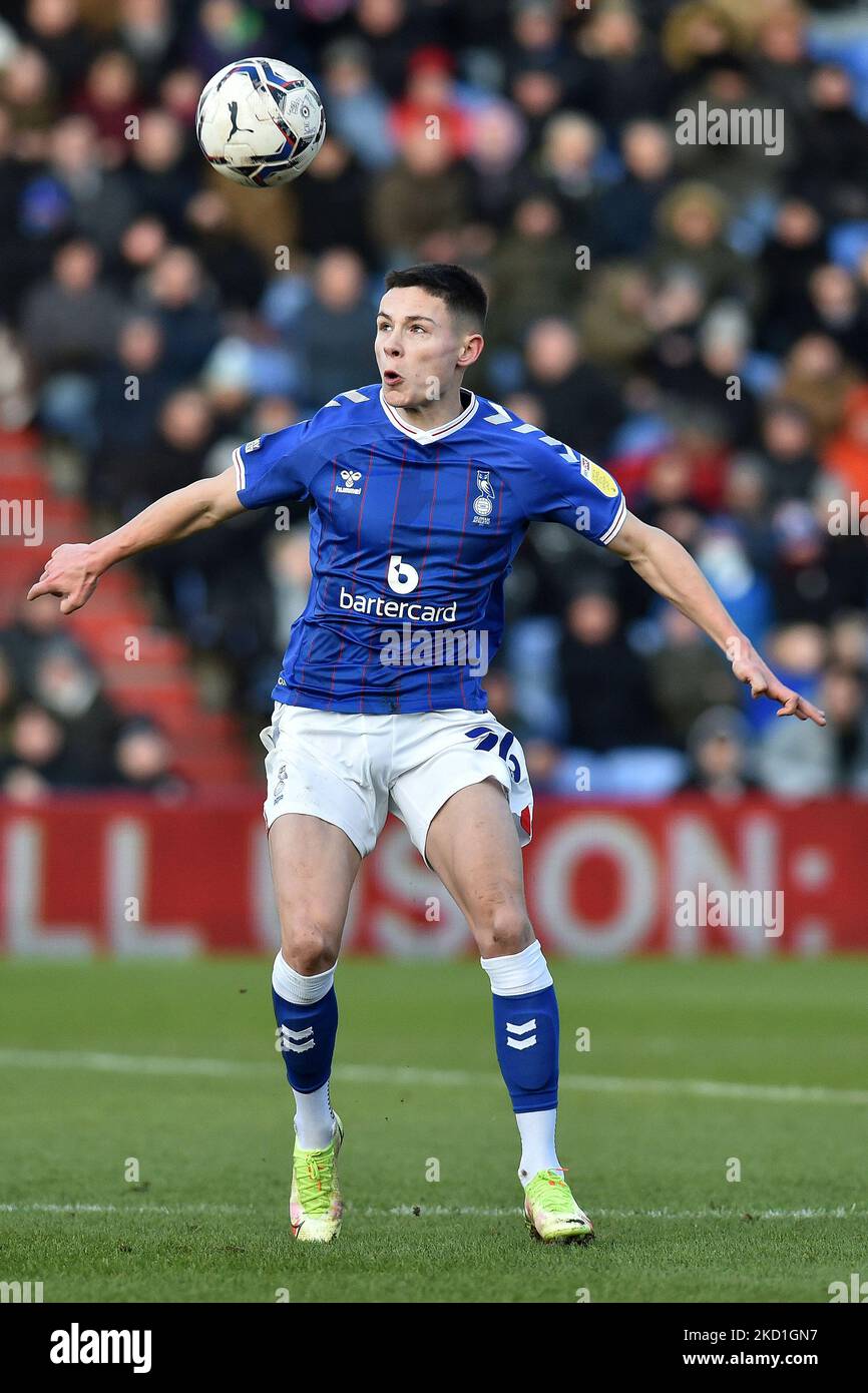 Stock action picture of Oldham Athletic's Alex Hunt during the Sky Bet ...