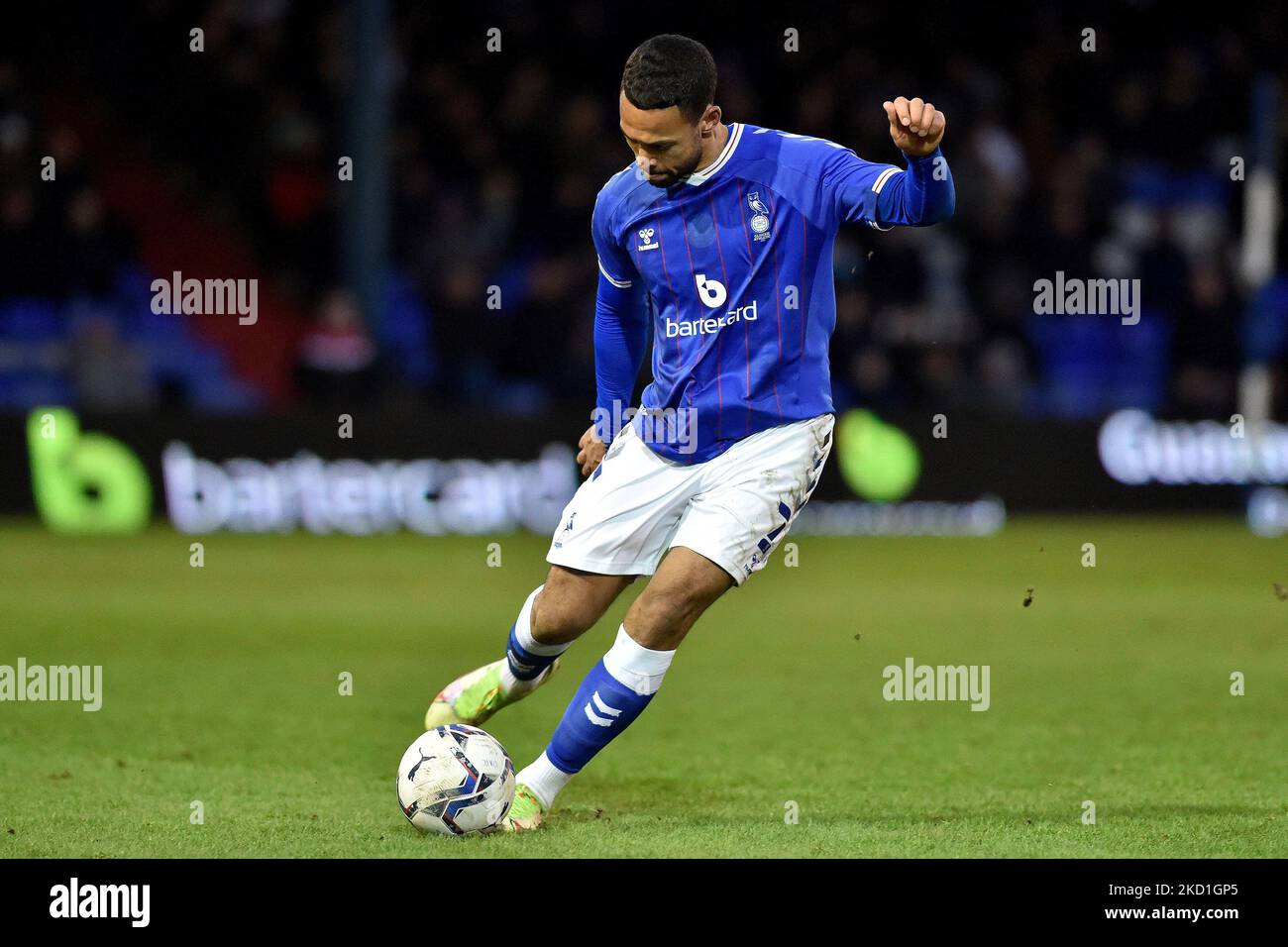 Oldham Athletic's Jordan Clarke during the Sky Bet League 2 match ...