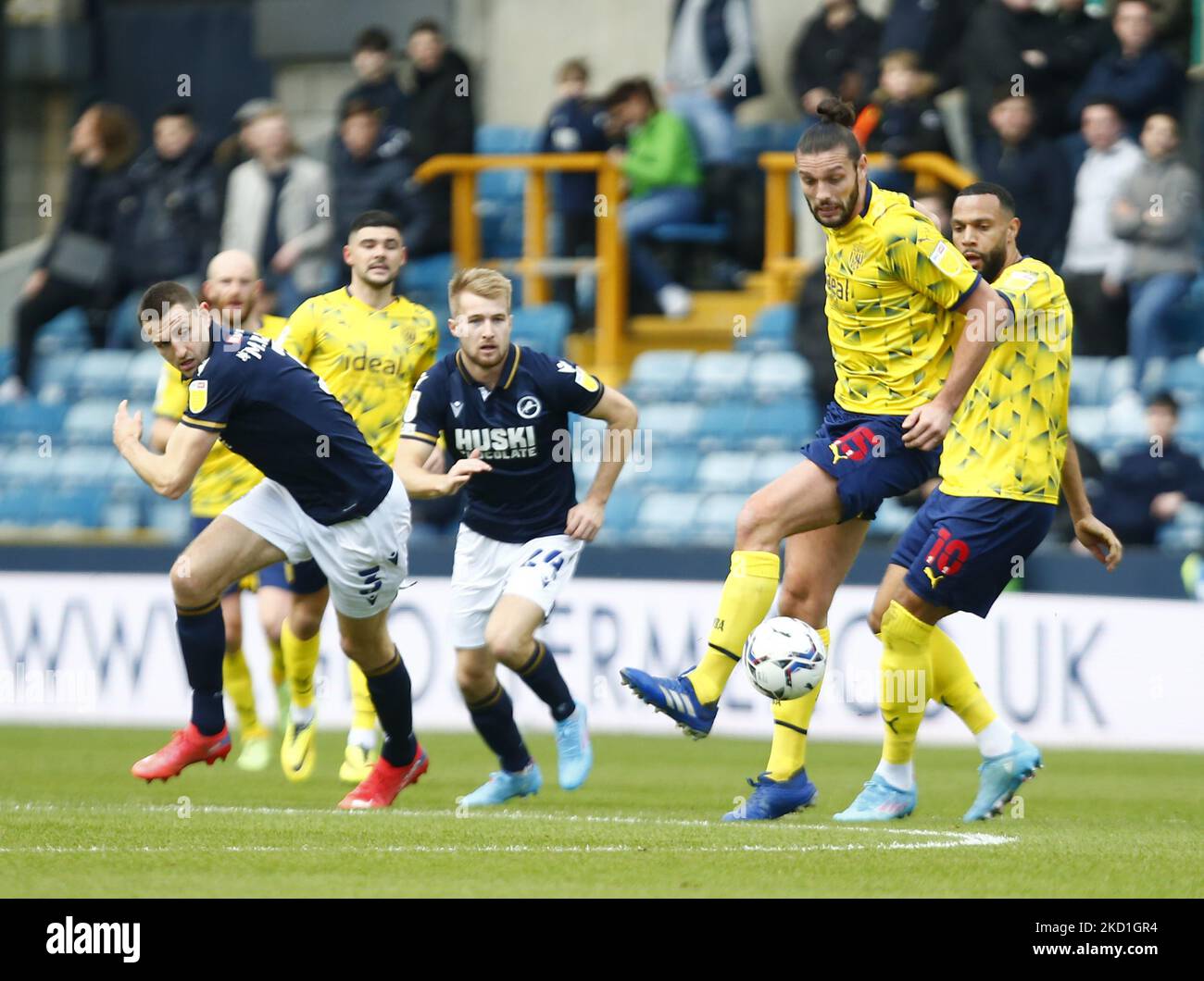 Andy Carroll of WBA during The Sky Bet Championship between Millwall ...