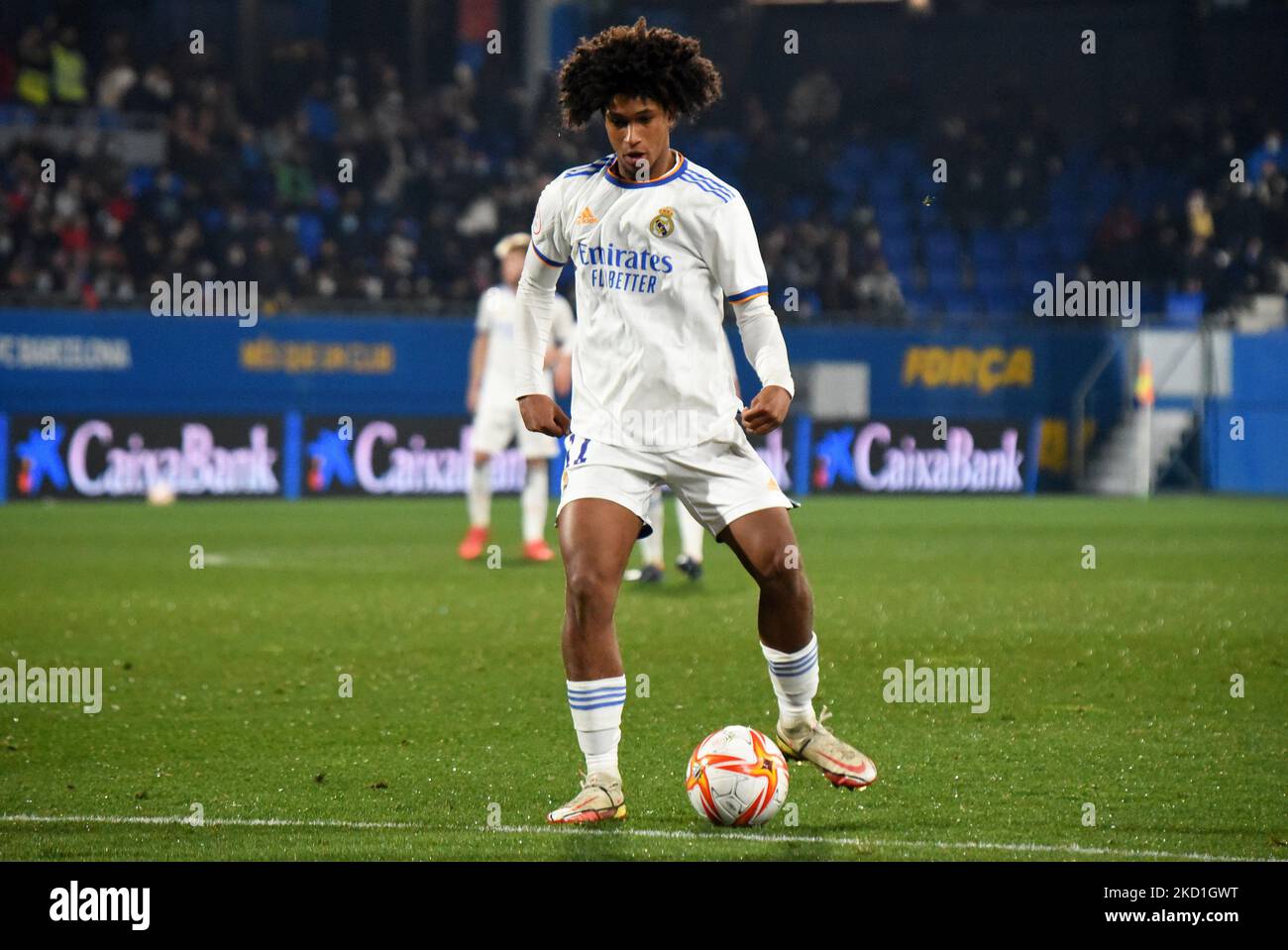Peter Gonzalez during the match between FC Barcelona B and Real Madrid ...