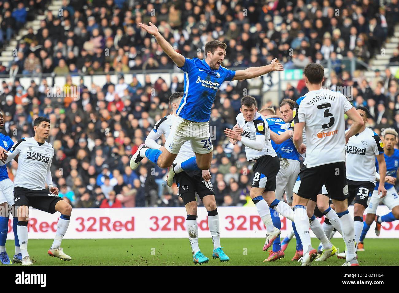 Gary Gardner of Birmingham City in action during the Sky Bet ...