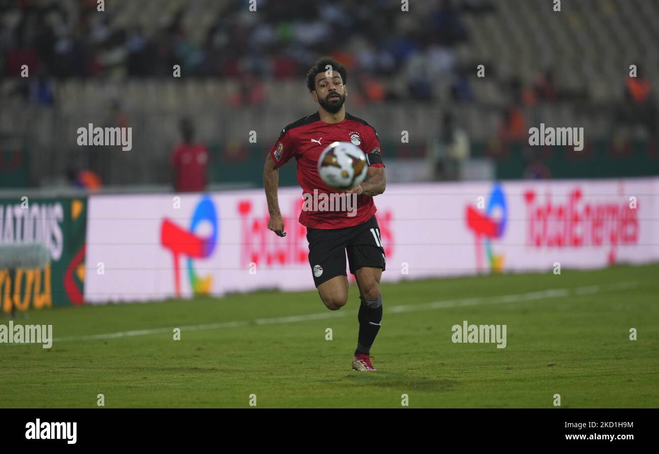 Mohamed Salah (captain) of Egypt during Morocco against Egypt, African ...