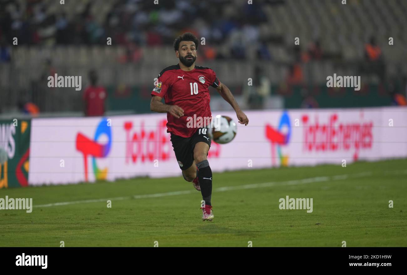 Mohamed Salah (captain) of Egypt during Morocco against Egypt, African ...