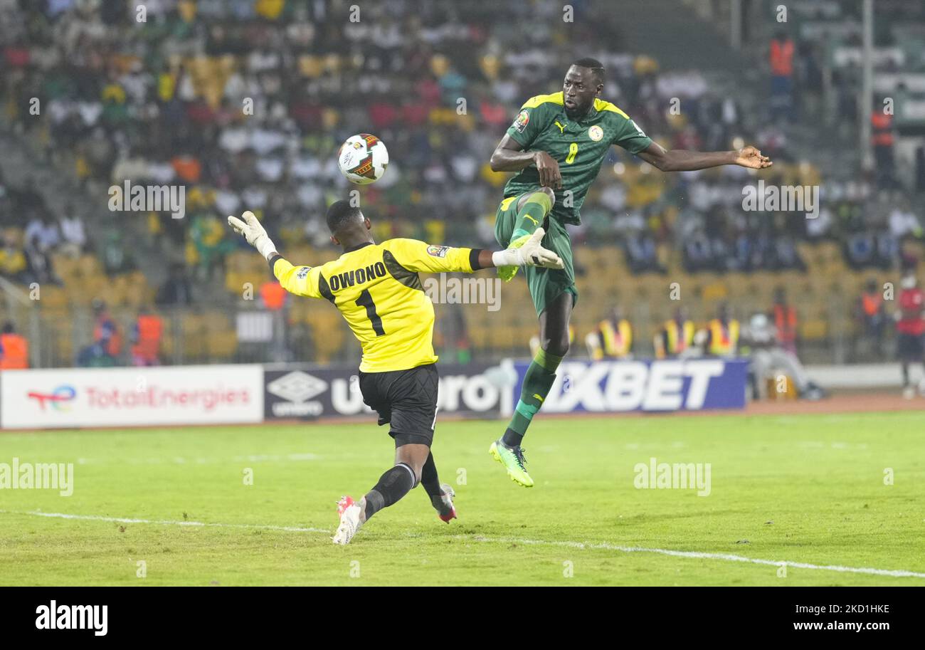 Cheikhou Kouyaté of Senegal scoring their second goal during Senegal ...