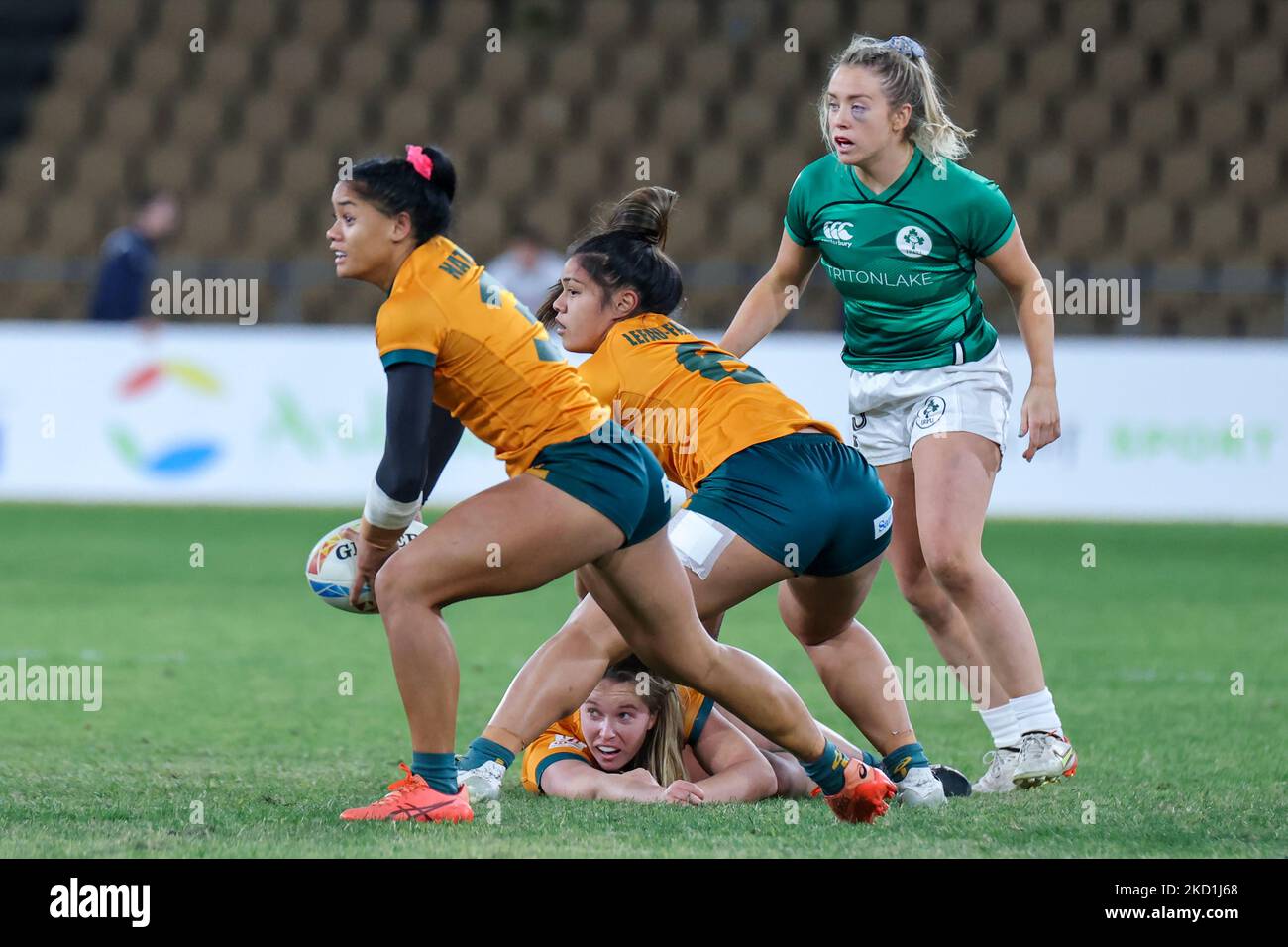 Faith Nathan of Australian in action during the Women's HSBC World ...