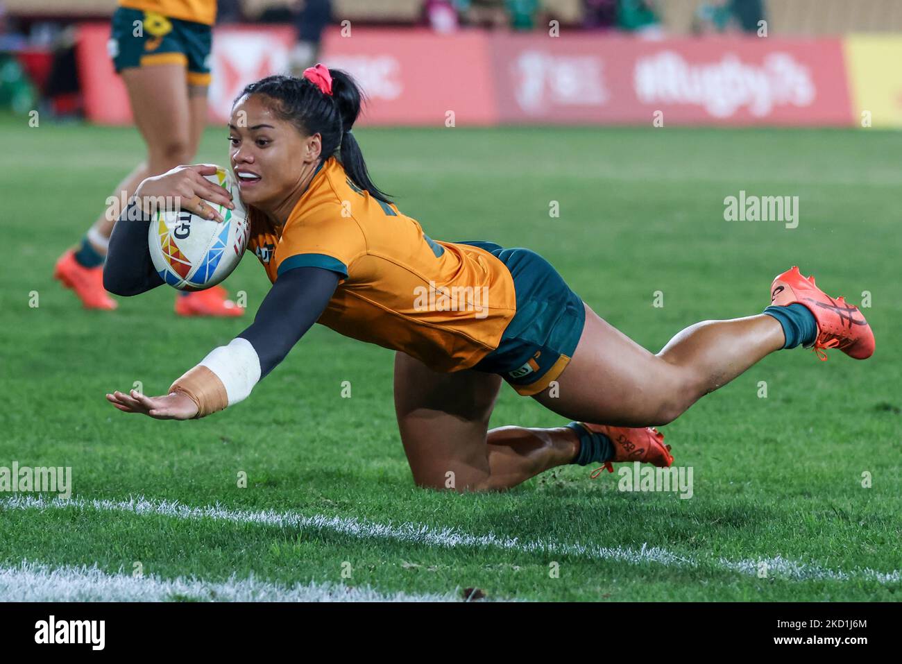 Faith Nathan of Australian in action during the Women's HSBC World ...