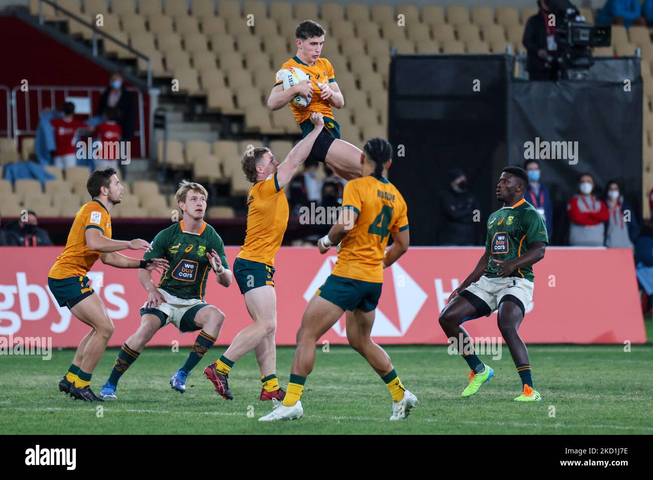 Corey Toole of Australian in action during the Men's HSBC World Rugby ...