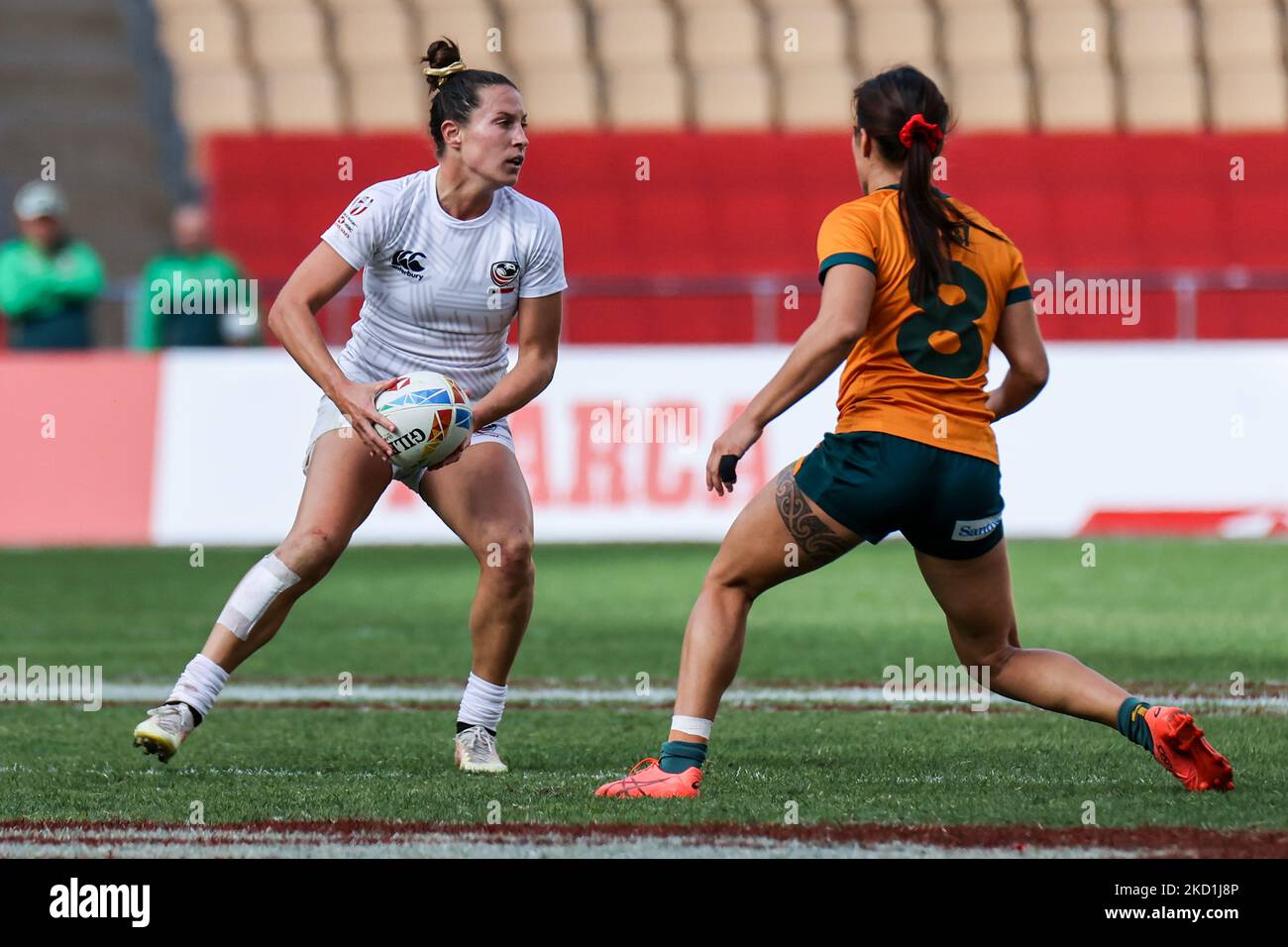 Alex Sedrick of United States in action during the Women's HSBC World ...