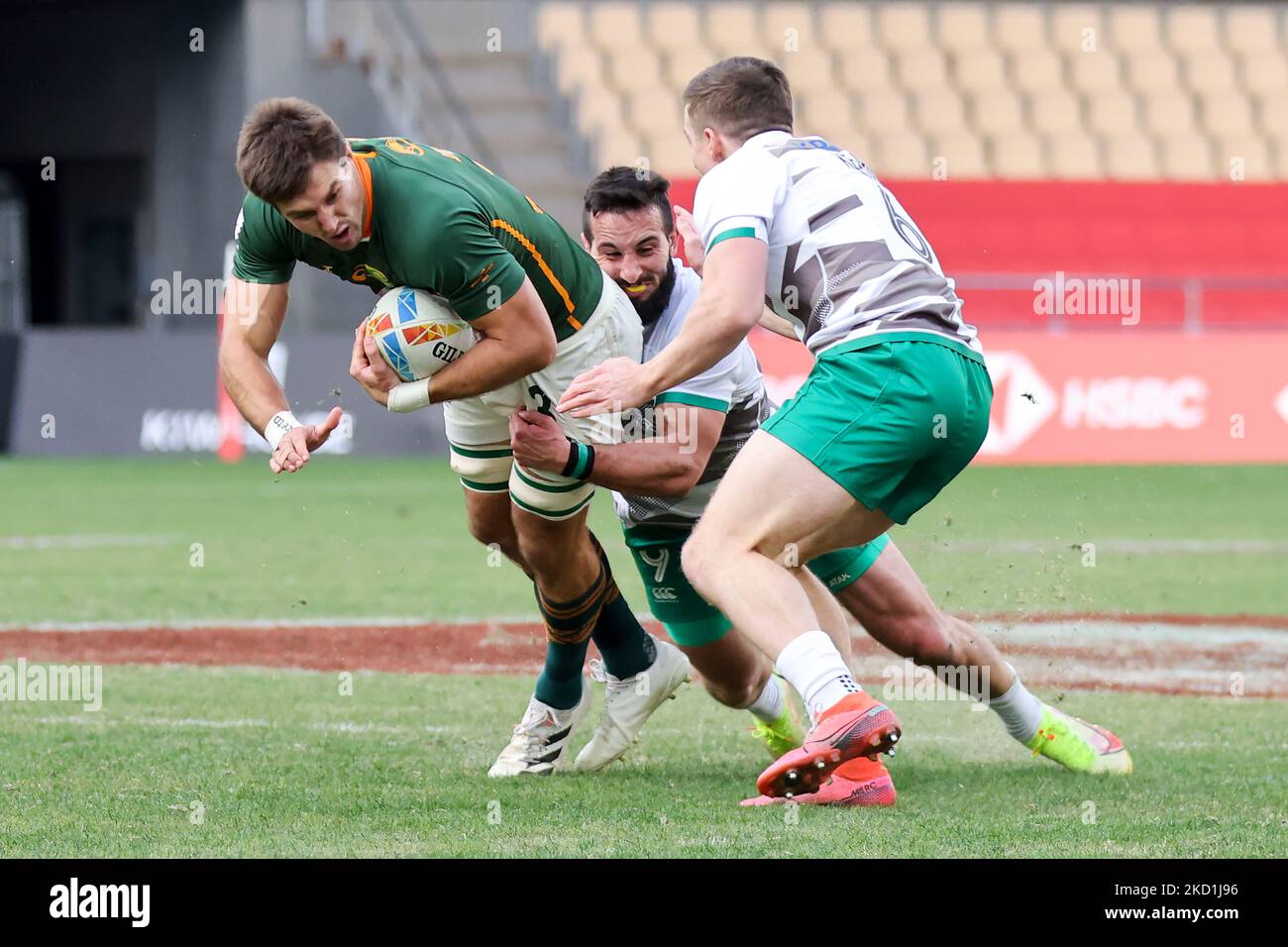 Impi Visser of South Africa in action during the Men's HSBC World Rugby ...