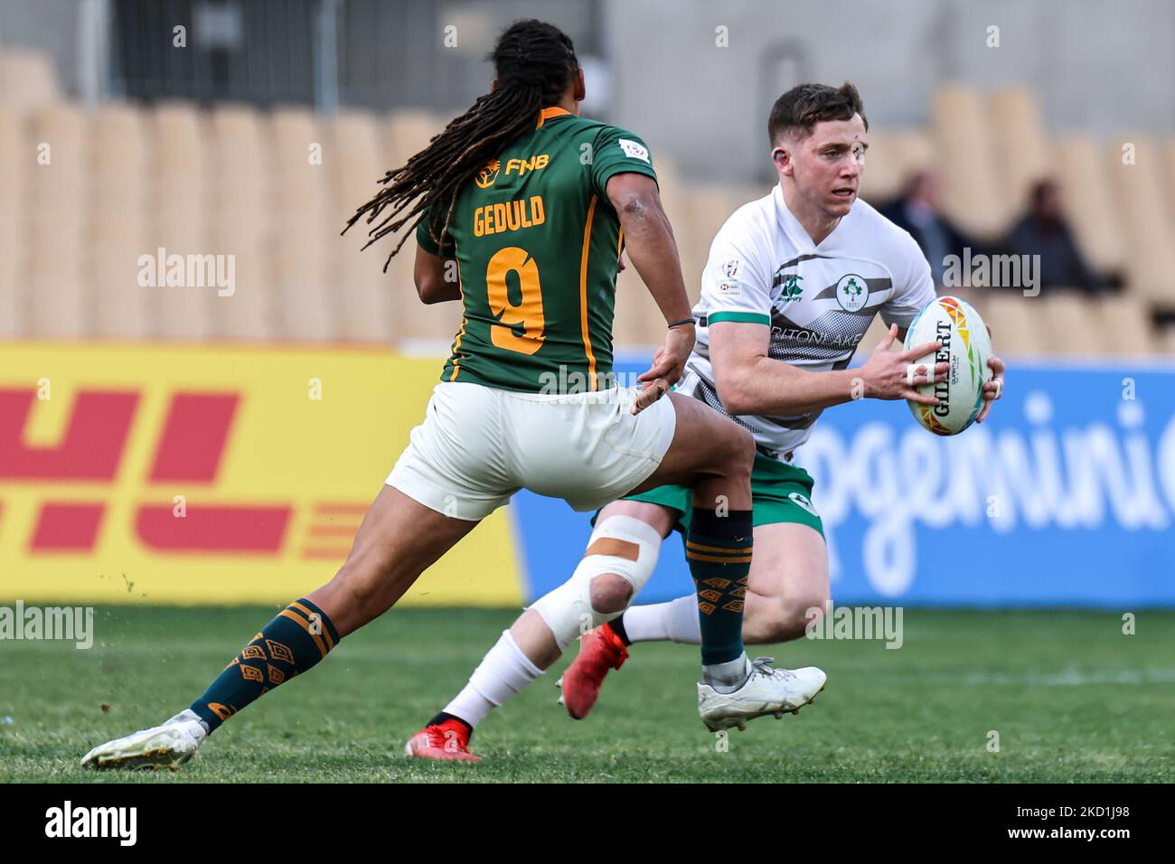 Sean Cribbin of Ireland in action during the Men's HSBC World Rugby ...