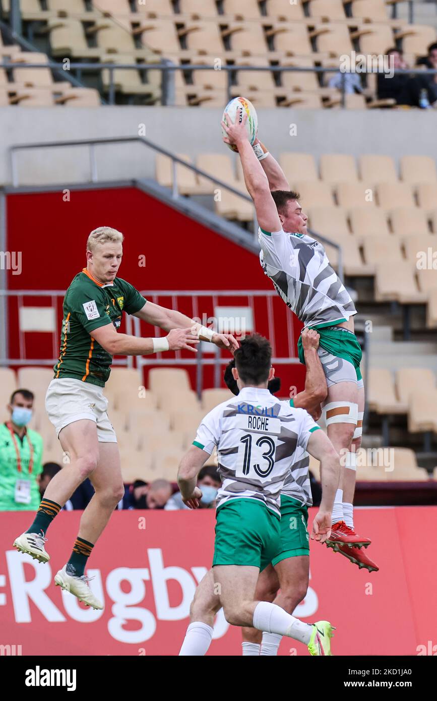 Aaron OSullivan of Ireland in action during the Men's HSBC World Rugby Sevens Series 2022 ...