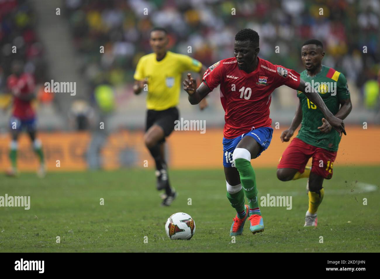 Musa Barrow of Gambia during Cameroon versus The Gambia, African Cup of ...