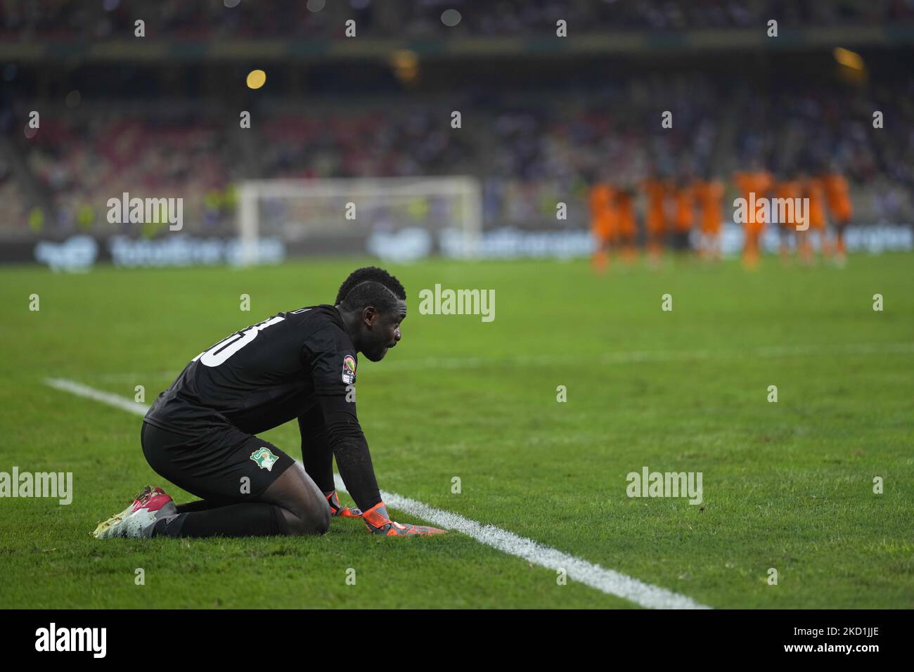 Badra Ali Sangaré of Ivory Coast during Egypt versus Ivory Coast ...