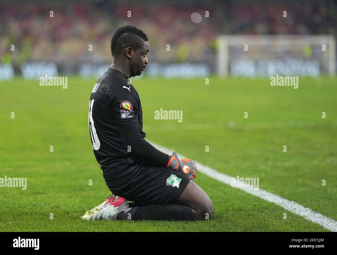 Badra Ali Sangaré of Ivory Coast during Egypt versus Ivory Coast ...