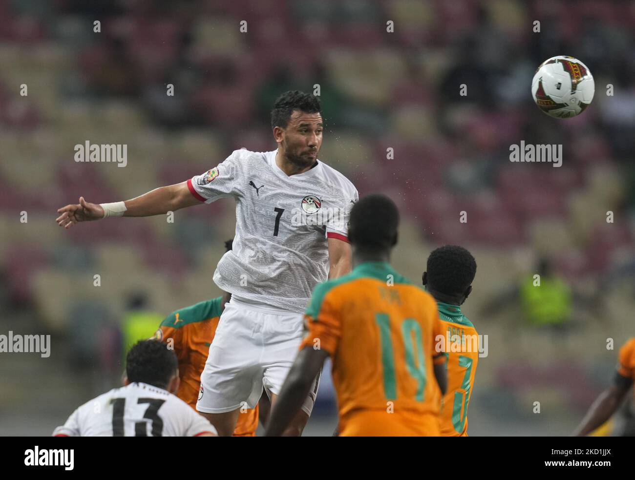 Trézéguet of Egypt during Egypt versus Ivory Coast, African Cup of ...