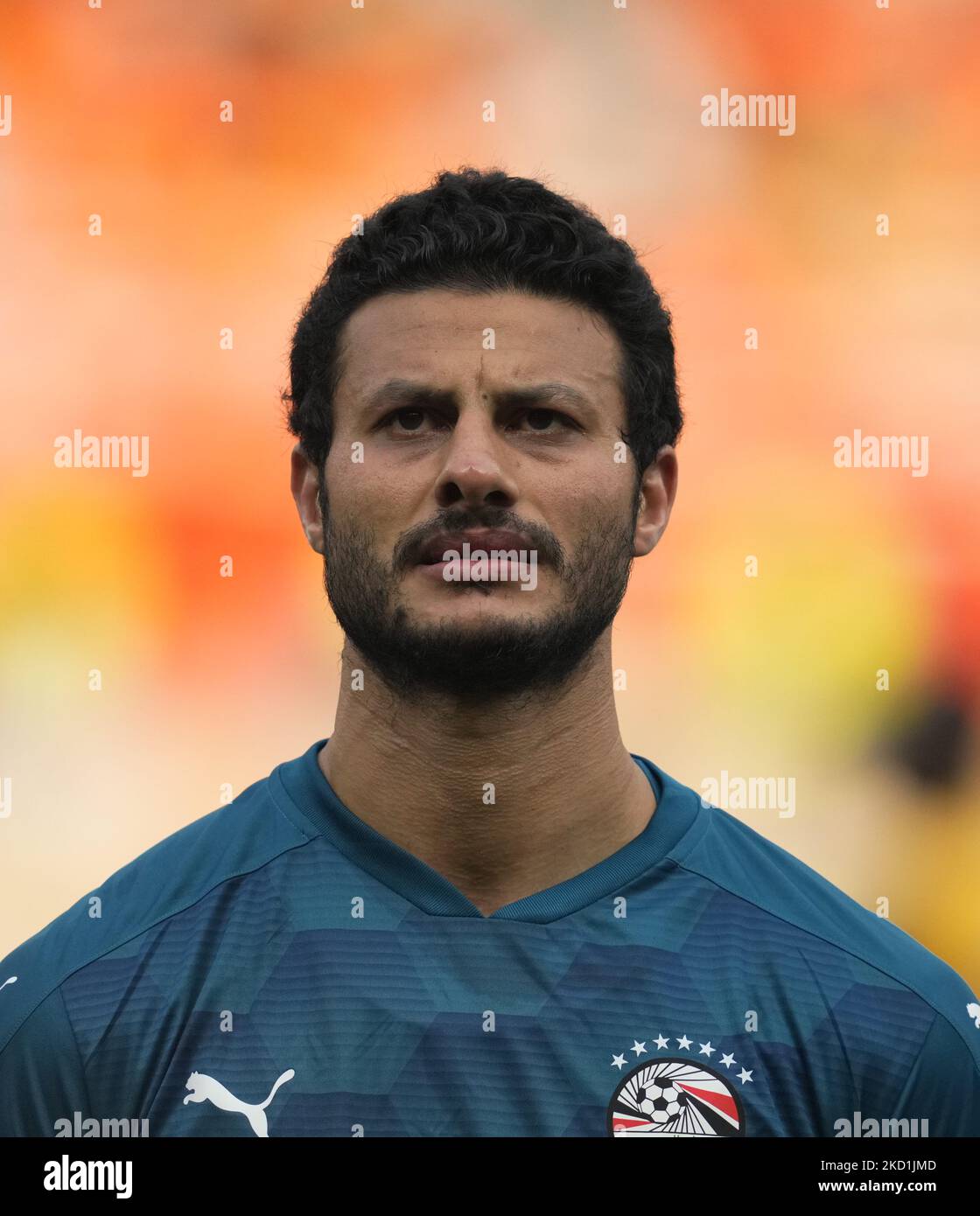 Mohamed Salah (captain) of Egypt during Egypt versus Ivory Coast ...